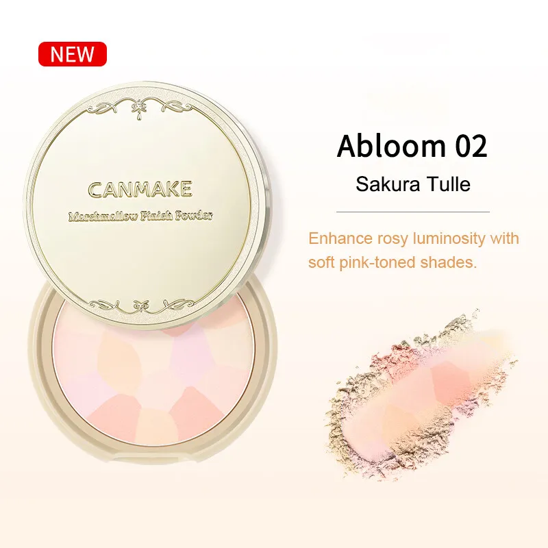 แป้ง"Canmake" Marshmallow Finish Powder & Abloom💐 | แกลเลอรีที่โพสต์โดย ☁Sood°mashare☀ | Lemon8