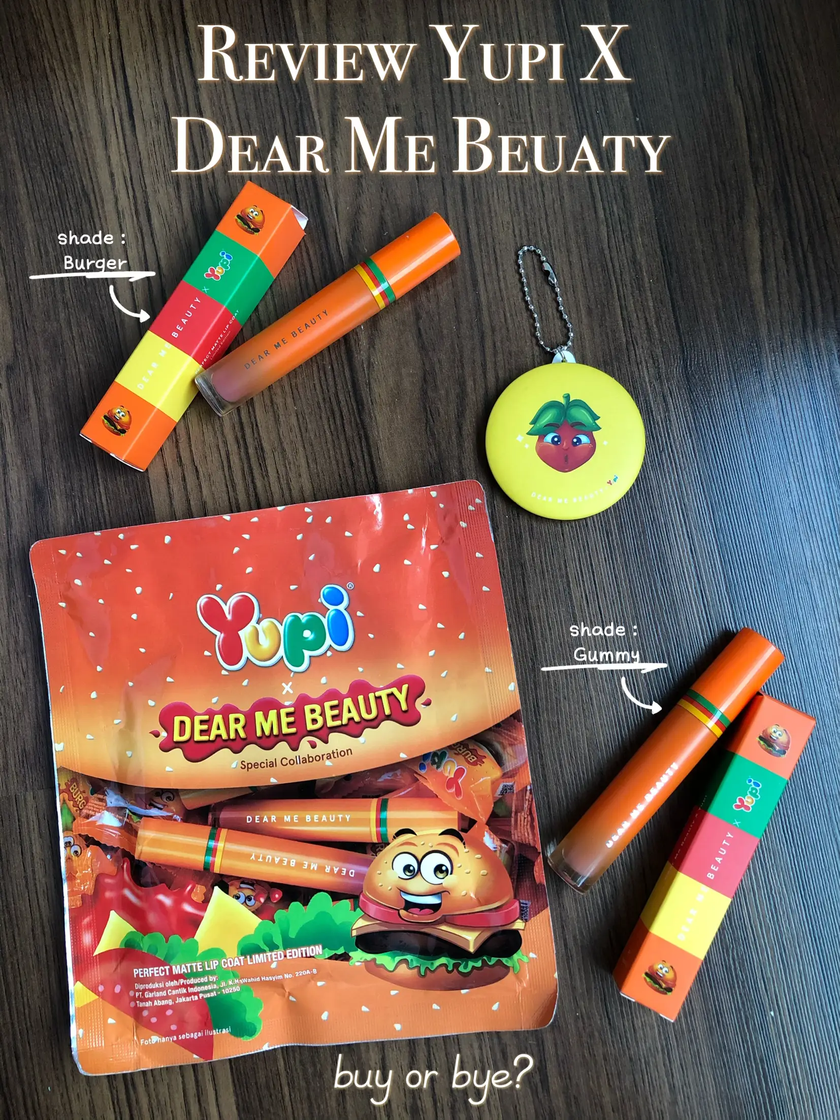 Review Yupi X Dear Me Beauty ️💛💚💜💙 | Galeri diposting oleh Kimberly | Lemon8