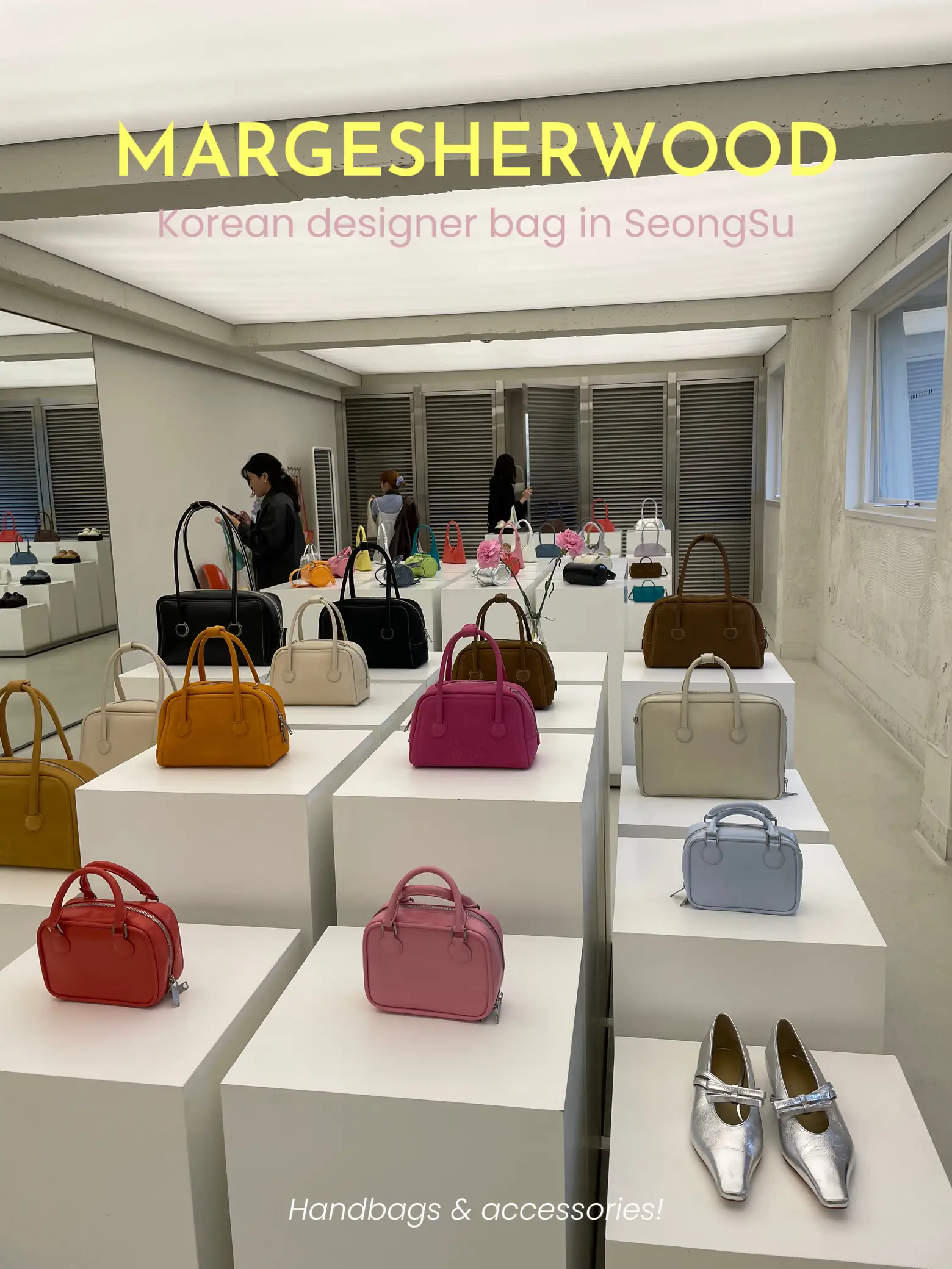 พาเที่ยวช้อปกระเป๋าแบรนด์เกาหลี Margesherwood🛍️👜 | แกลเลอรีที่โพสต์โดย maaameaw | Lemon8