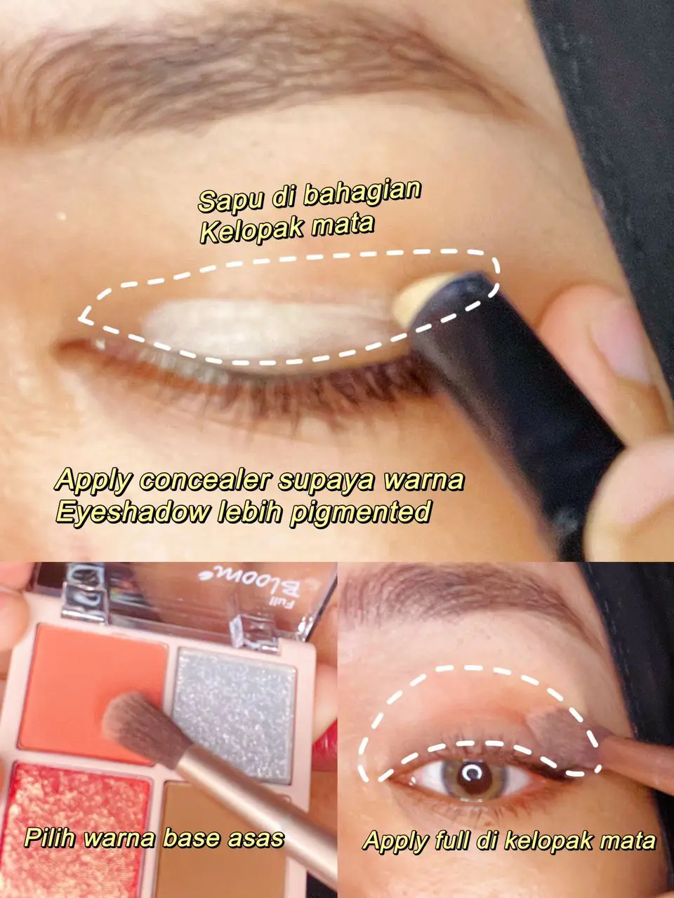 Tutorial Makeup Eyeshadow Wardah Seri D | Saubhaya Makeup