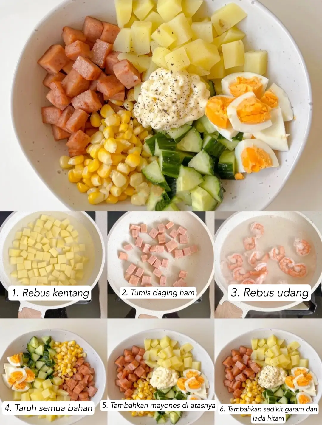 GAMPANG BANGET RESEP SALAD DIET 🥗🥗🥗 | Galeri diposting oleh resep.sehat ...