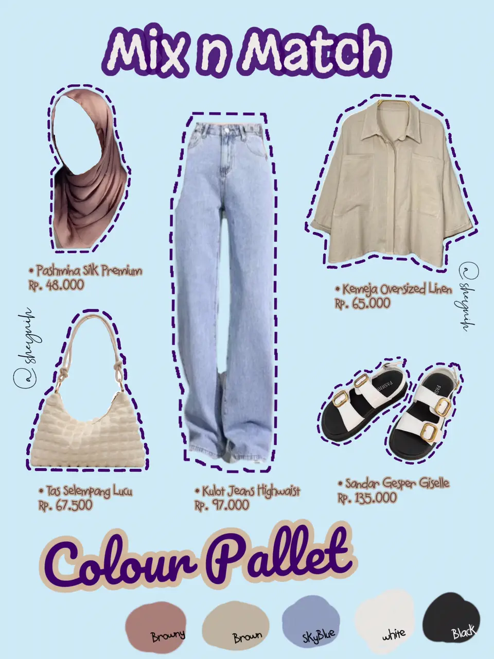 Mix N Match Jalan-Jalan | Galeri diposting oleh Shey | Lemon8