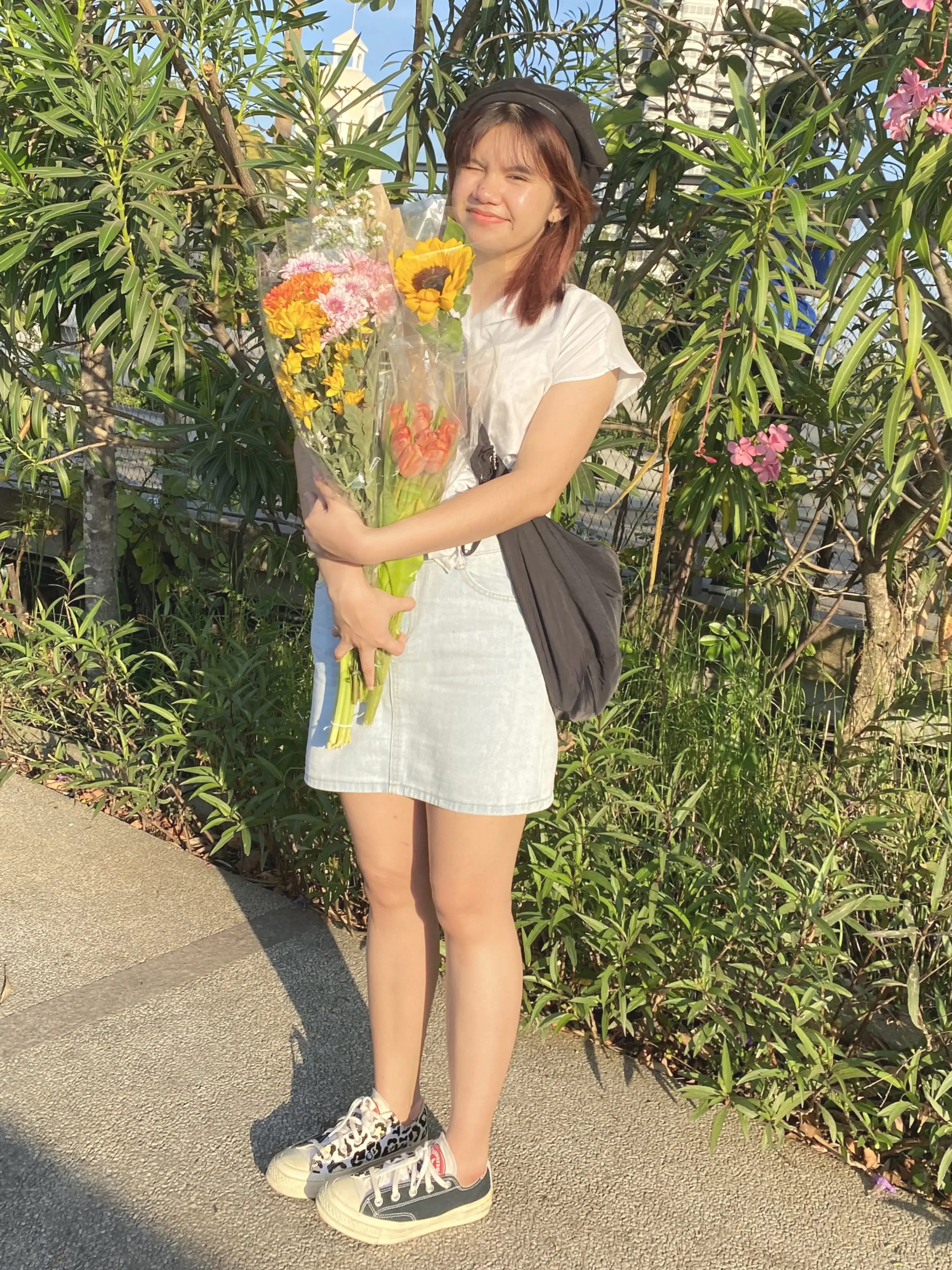 สวนลอยฟ้าเจ้าพระยา นั่งชิล เดินเล่น🌳🌞🪜💐 | แกลเลอรีที่โพสต์โดย nd ·͜· | Lemon8