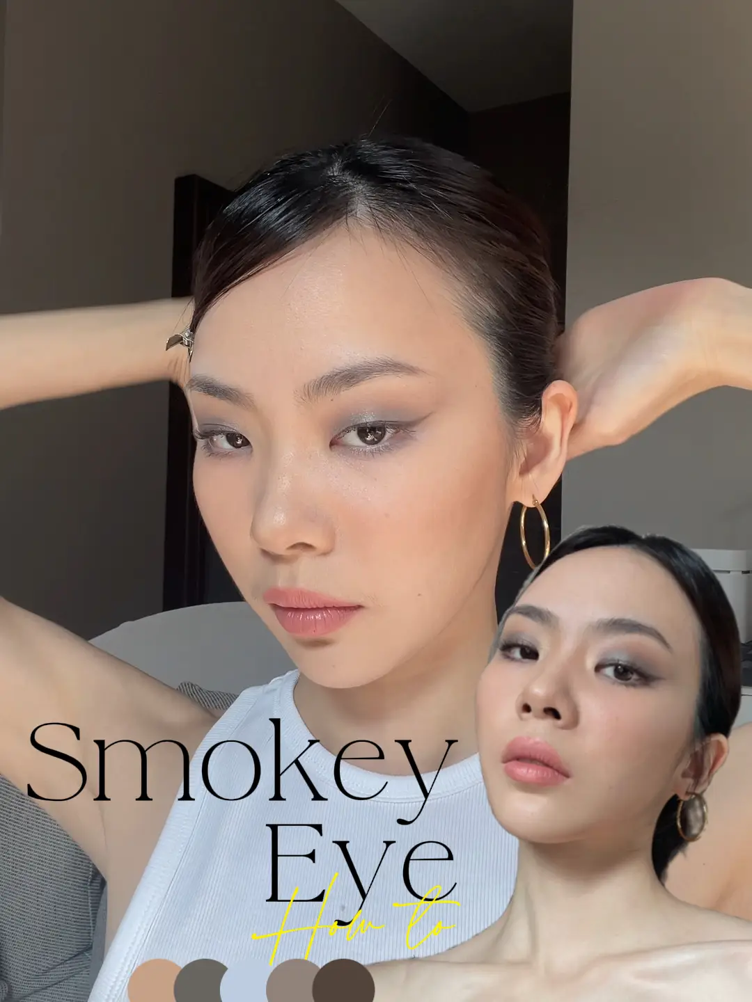 Smokey Eye Makeup 101 แต่งตามได้ง่ายๆ ตาหมวยแต่งได้ | วิดีโอที่เผยแพร่โดย Kikinicha_ | Lemon8