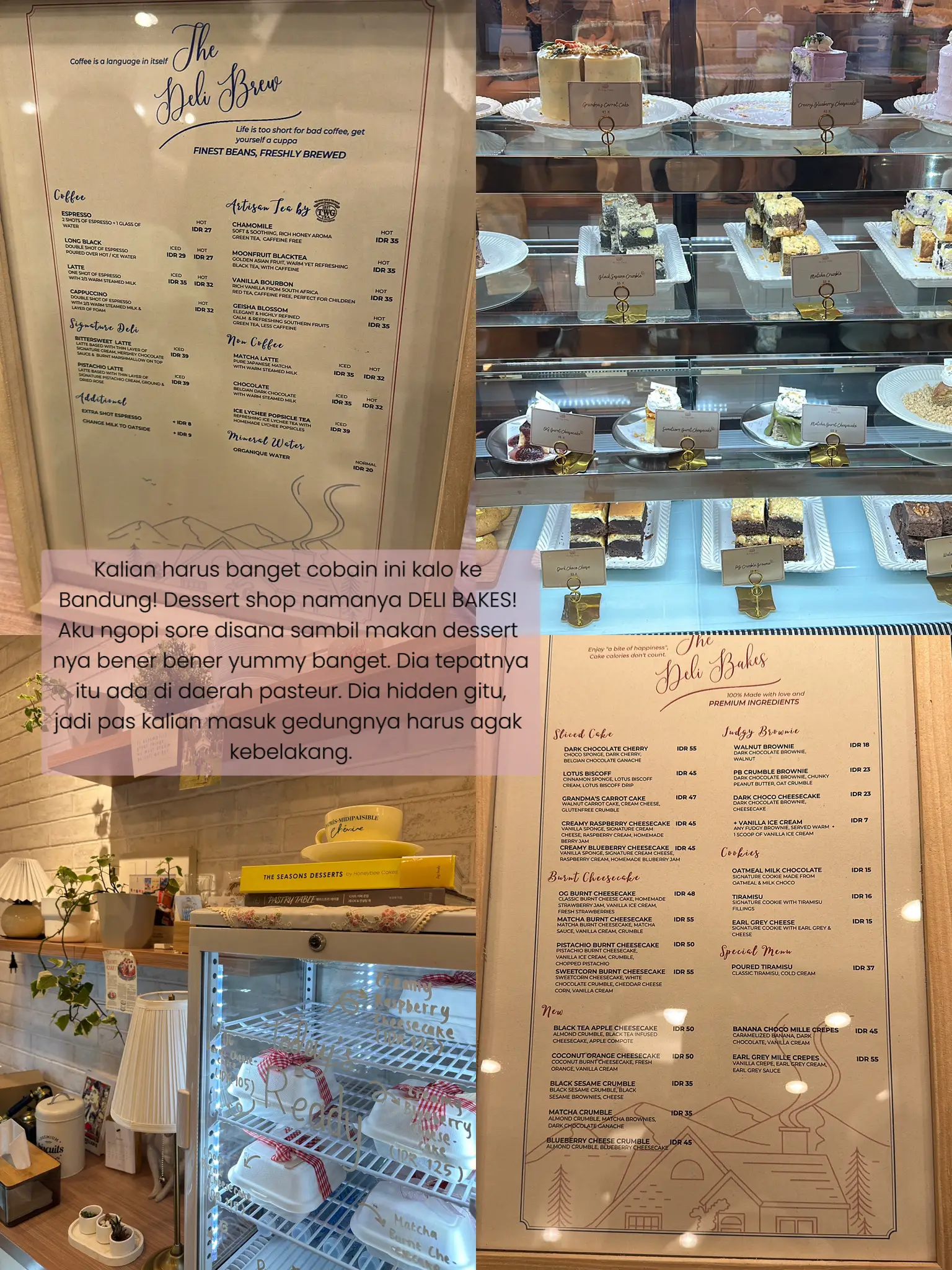 DESSERT SHOP ENAK DI BANDUNG! Deli Bakes! | Galeri diposting oleh ...