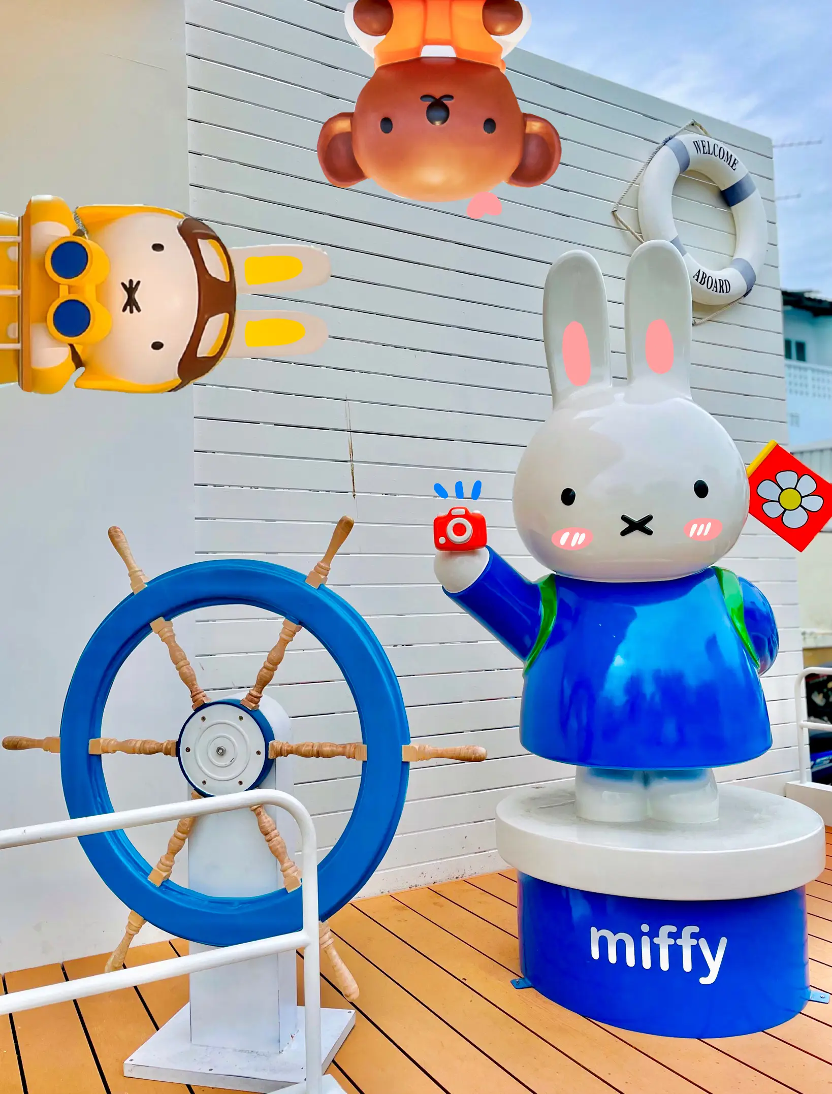Miffy’s Voyage Cafe’ Pattaya🎨 | แกลเลอรีที่โพสต์โดย Pangji🐰 | Lemon8