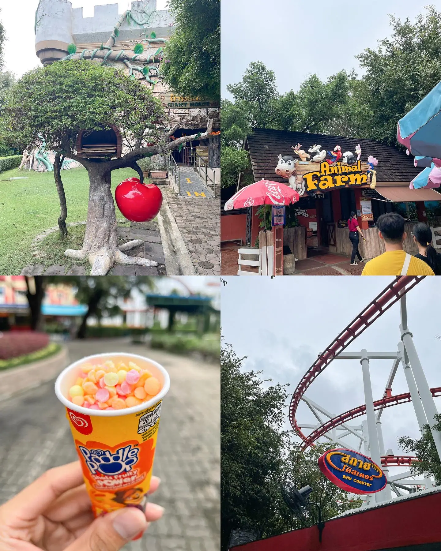 พาเที่ยวสวนสนุกดรีมเวิล์ด ปังจริงไหม งบเบาๆ มาดู🎢⚡️🎠 | แกลเลอรีที่โพสต์ ...