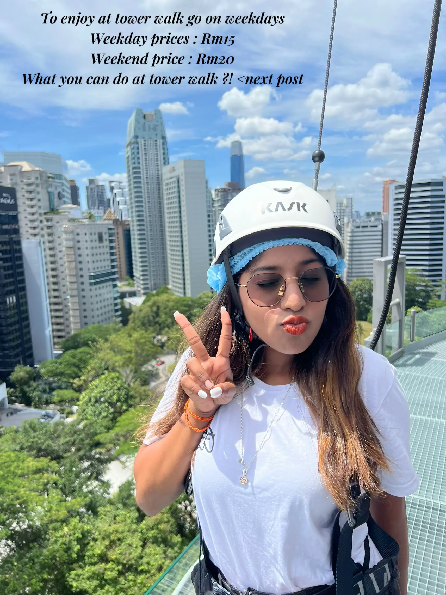Experience at kl tower walk 100 | Galeri disiarkan oleh Mithaa | Lemon8