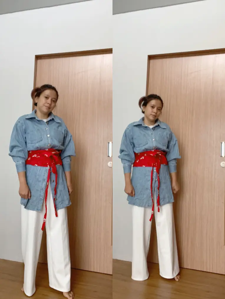denim with obi | Galeri diposting oleh rizkayudia | Lemon8