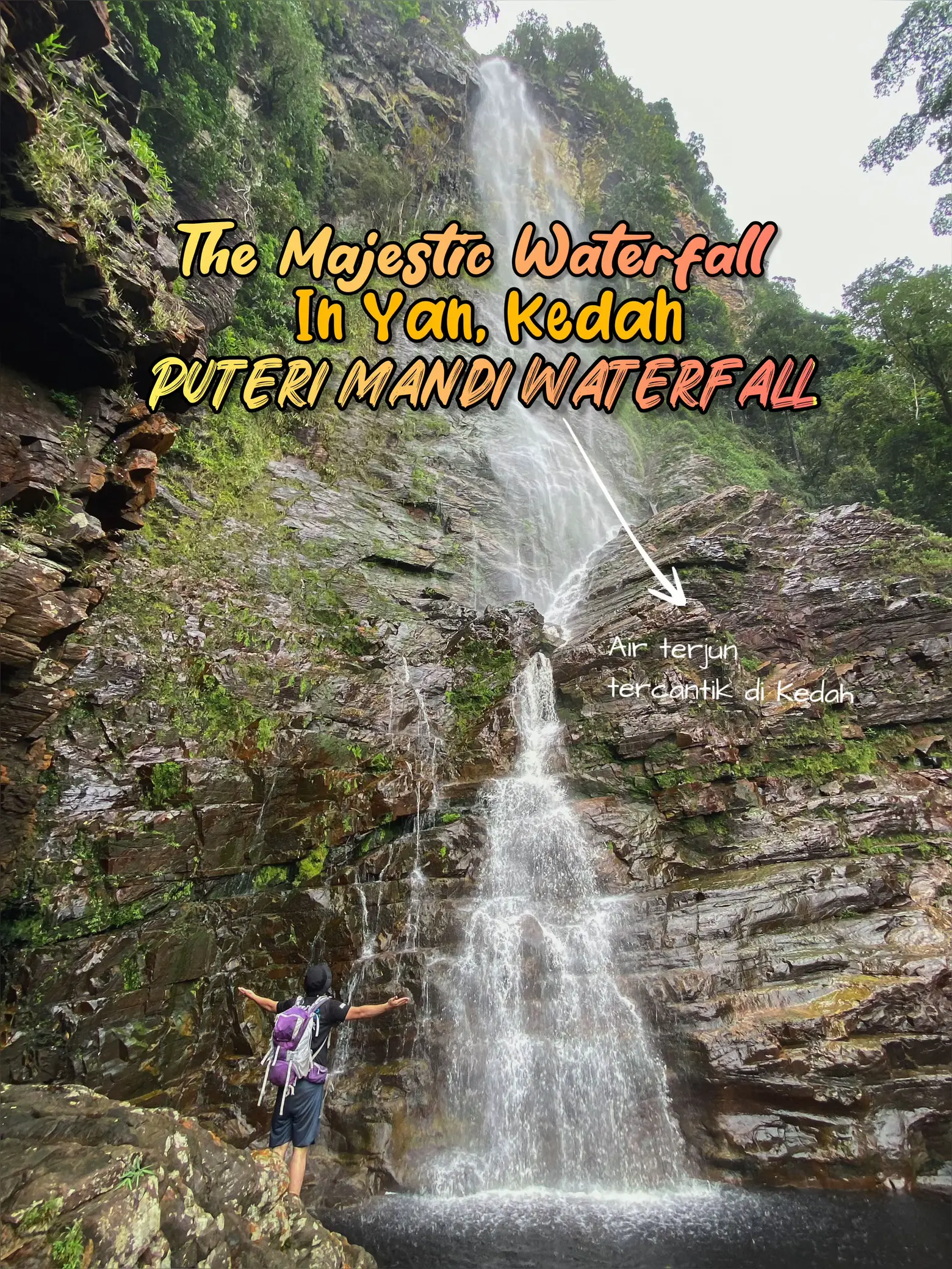Mandi Puteri Waterfall, Waterfall Tercantik Di Yan | Galeri disiarkan ...