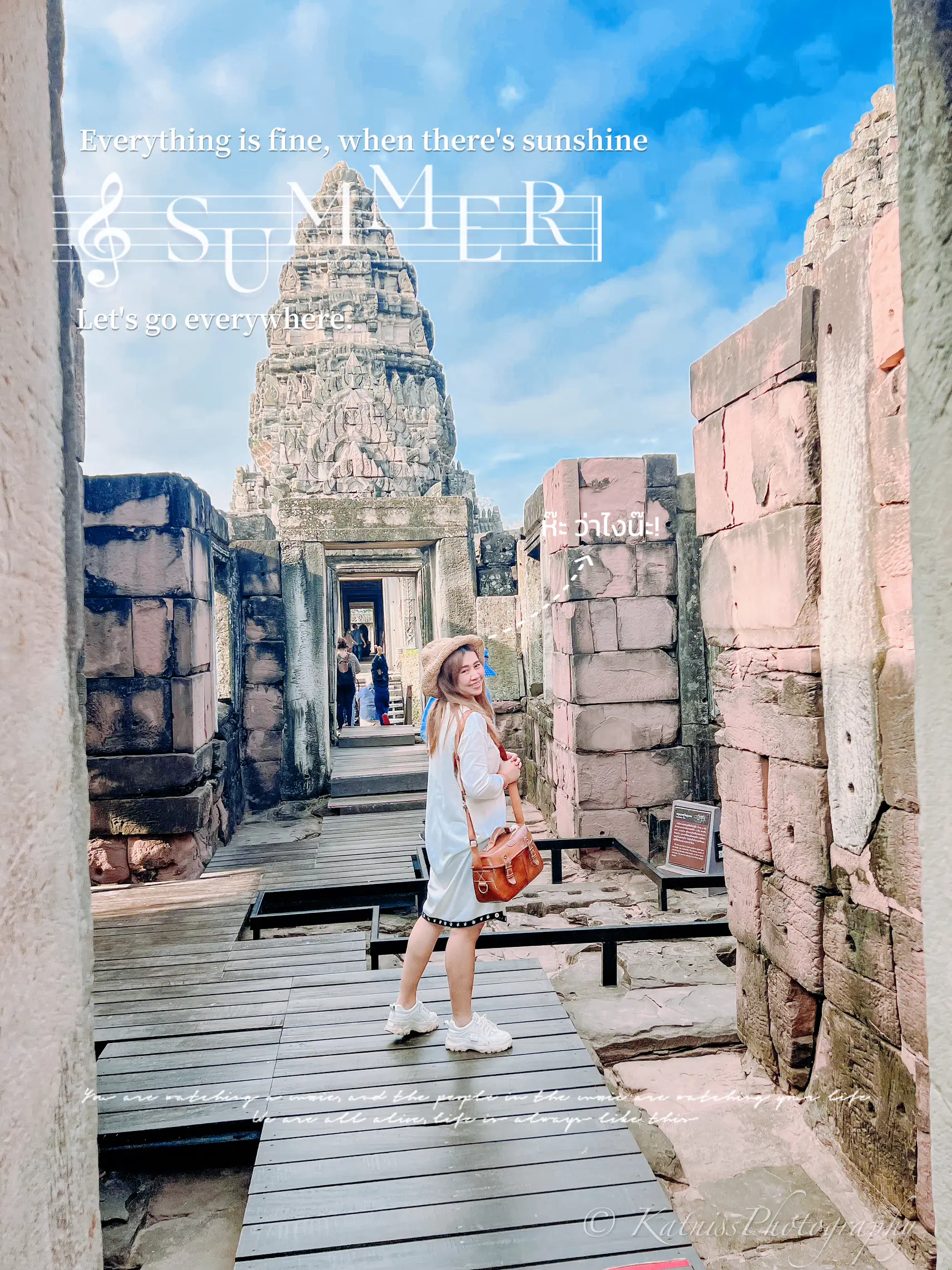 ปราสาทหินพิมาย จะโพสท่ายังไงดีน๊าาา… | แกลเลอรีที่โพสต์โดย Katniss | Lemon8
