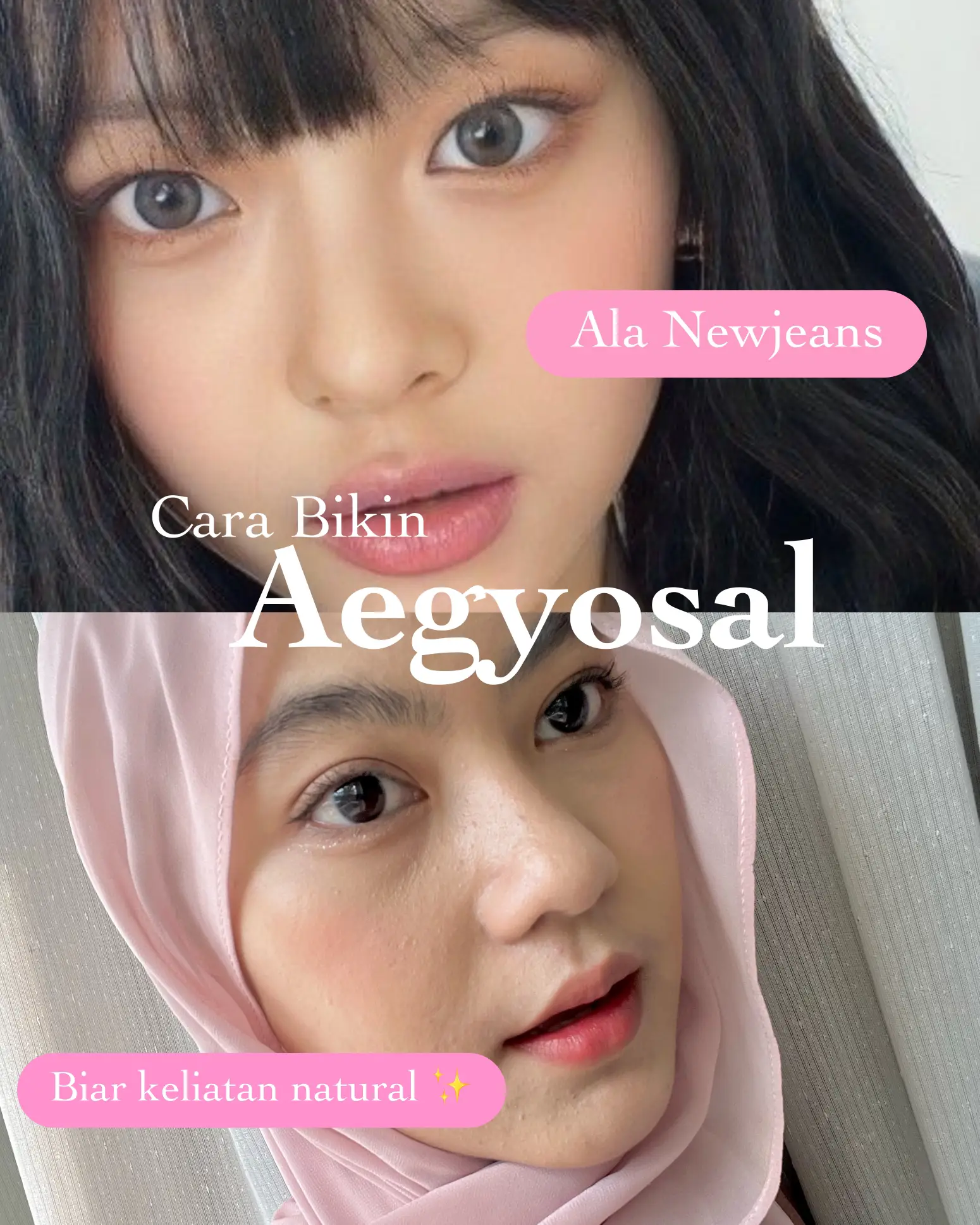 Cara Buat Aegyosal Natural Ala Newjeans | แกลเลอรีที่โพสต์โดย Sarah | Lemon8