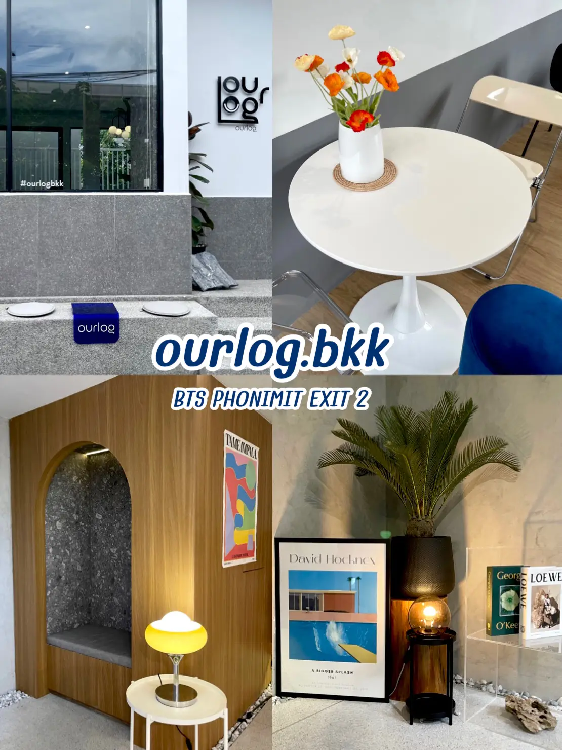 ourlog. bkk BTS Pho Visionにはまった美しいカフェ | justeatandburnが投稿したフォトブック | Lemon8