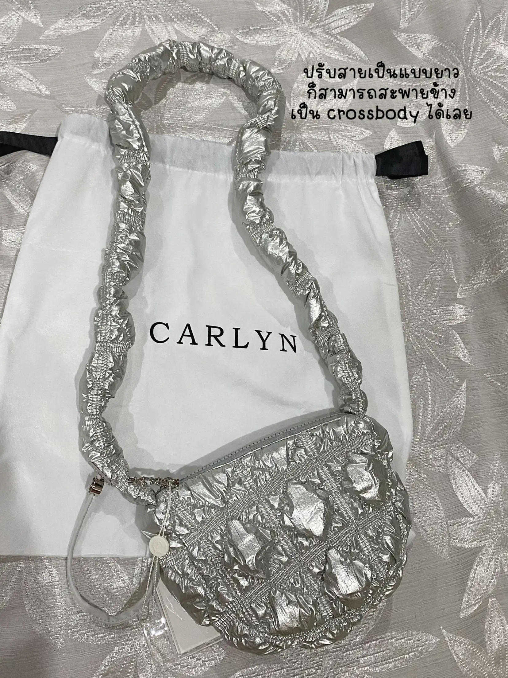Carlyn Poing Bag | Silver 🗯️กระเป๋าแบรนด์เกาหลีสุดฮิต | แกลเลอรีที่ ...