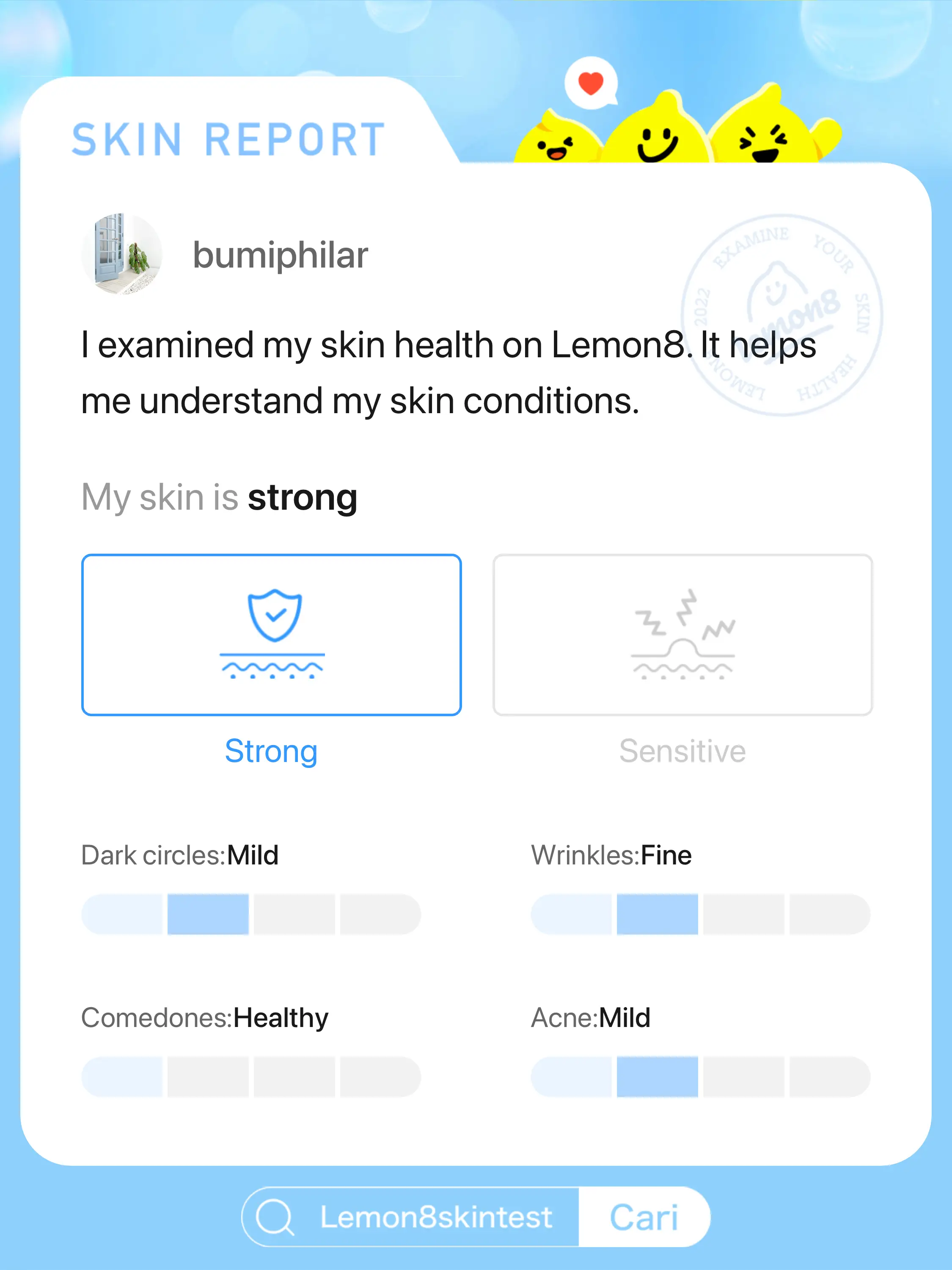 My Skin Report | Galeri diposting oleh bumiphilar | Lemon8