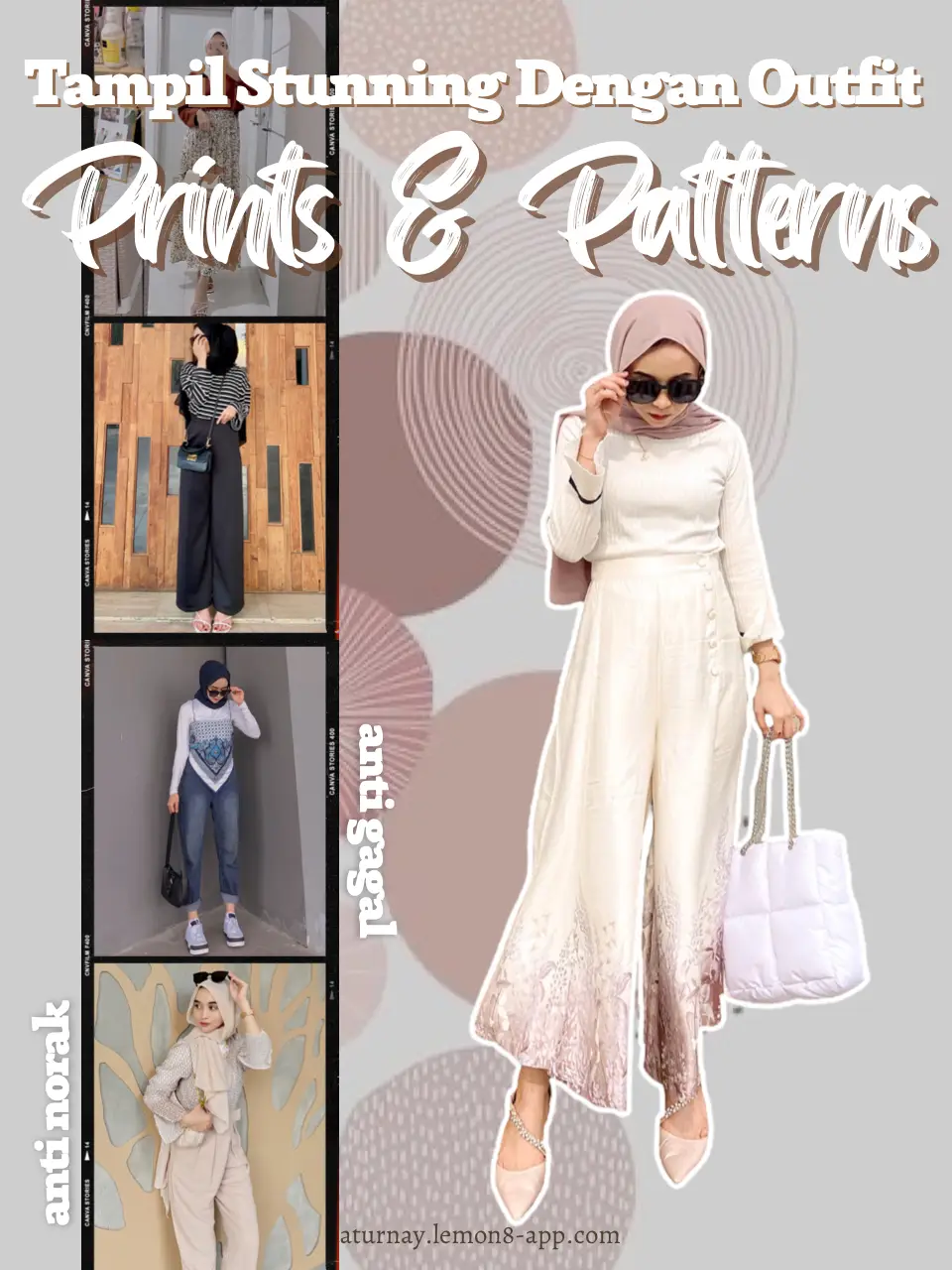 TIPS TAMPIL STUNNING : OUTFIT PRINTS & PATTERN 🌸 | Galeri diposting oleh Daturnay | Lemon8