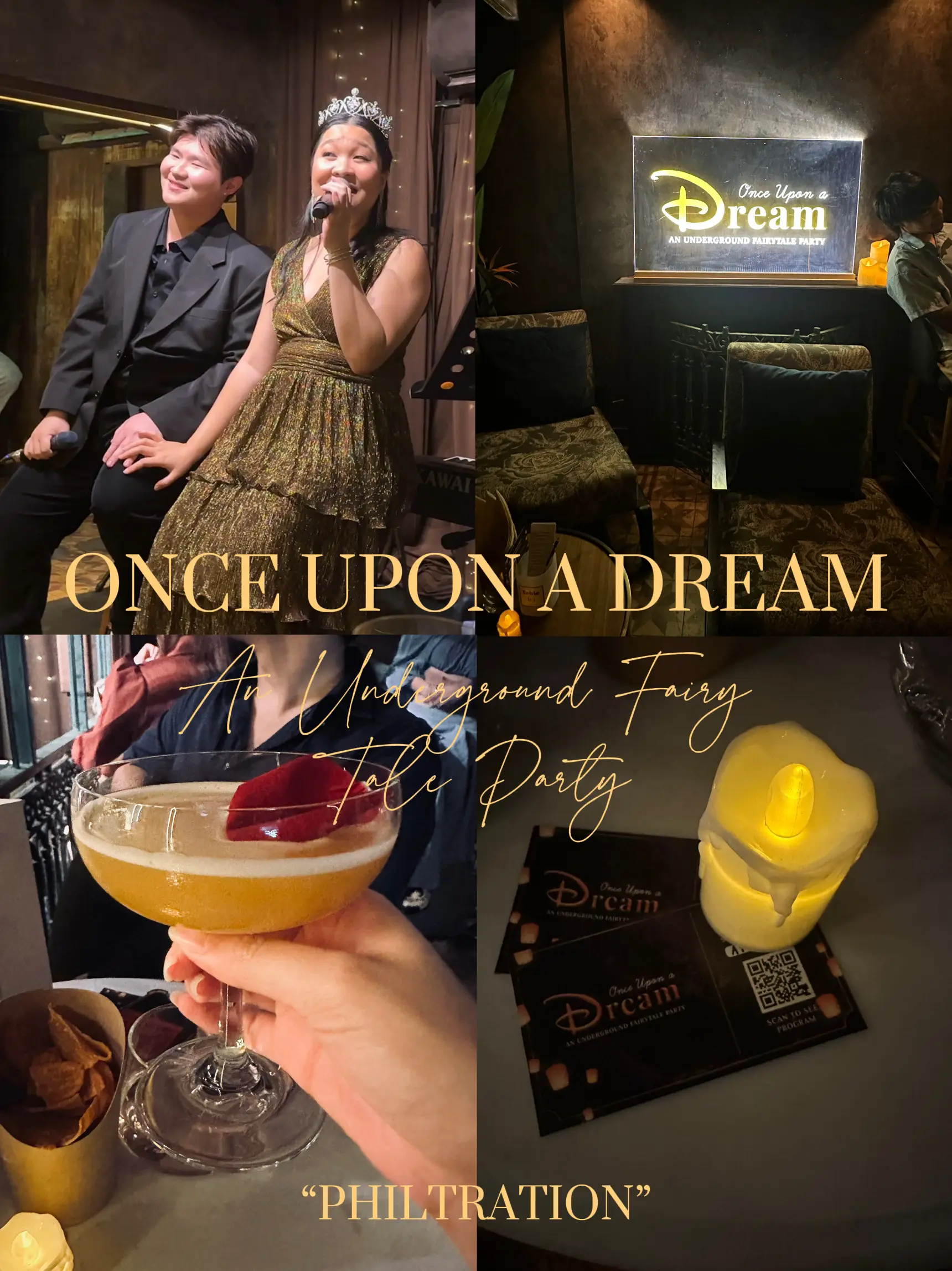 รีวิวปาร์ตี้ดิสนีย์ | บารลับ ‘ONCE UPON A DREAM’ 🥰 | แกลเลอรีที่โพสต์โดย Disney EVT TH | Lemon8