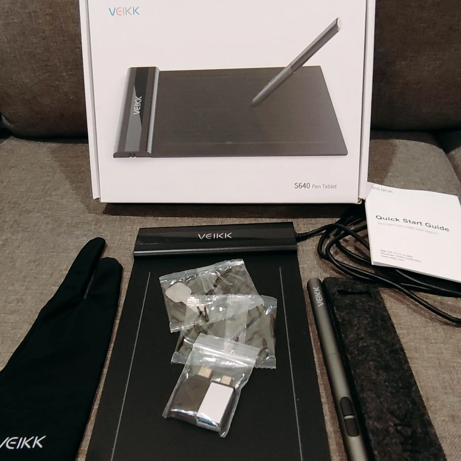 เม้าส์ปากกา VEIKK S640 มือ 2 สภาพกริ๊บบบบ | แกลเลอรีที่โพสต์โดย 🍭 ...