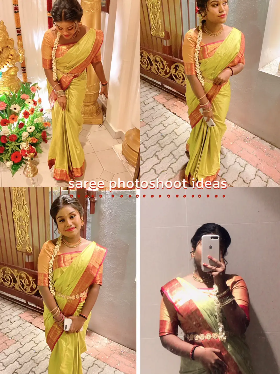 saree photoshoot ideas | Galeri disiarkan oleh Loga Papa | Lemon8