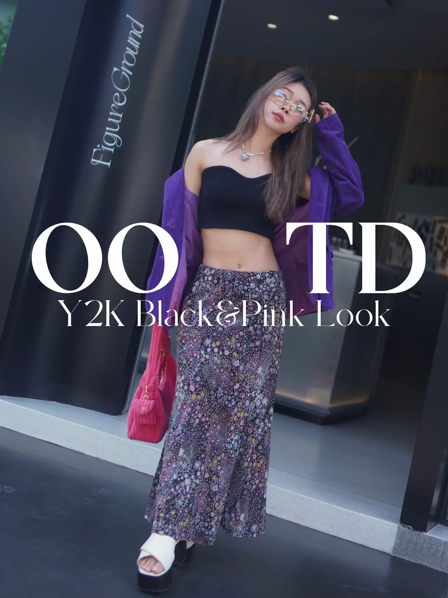 OOTD : ทริคแมช Black & Pink Y2K Gal😎‼️🖤💖 | แกลเลอรีที่โพสต์โดย im_papam | Lemon8