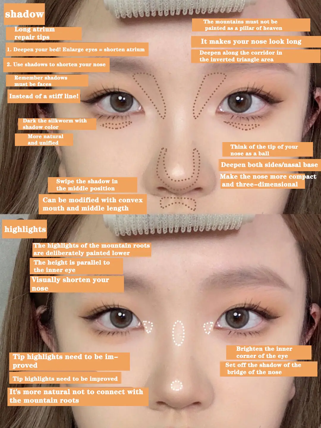 Makeup Tips To Shorten Nose | Saubhaya Makeup