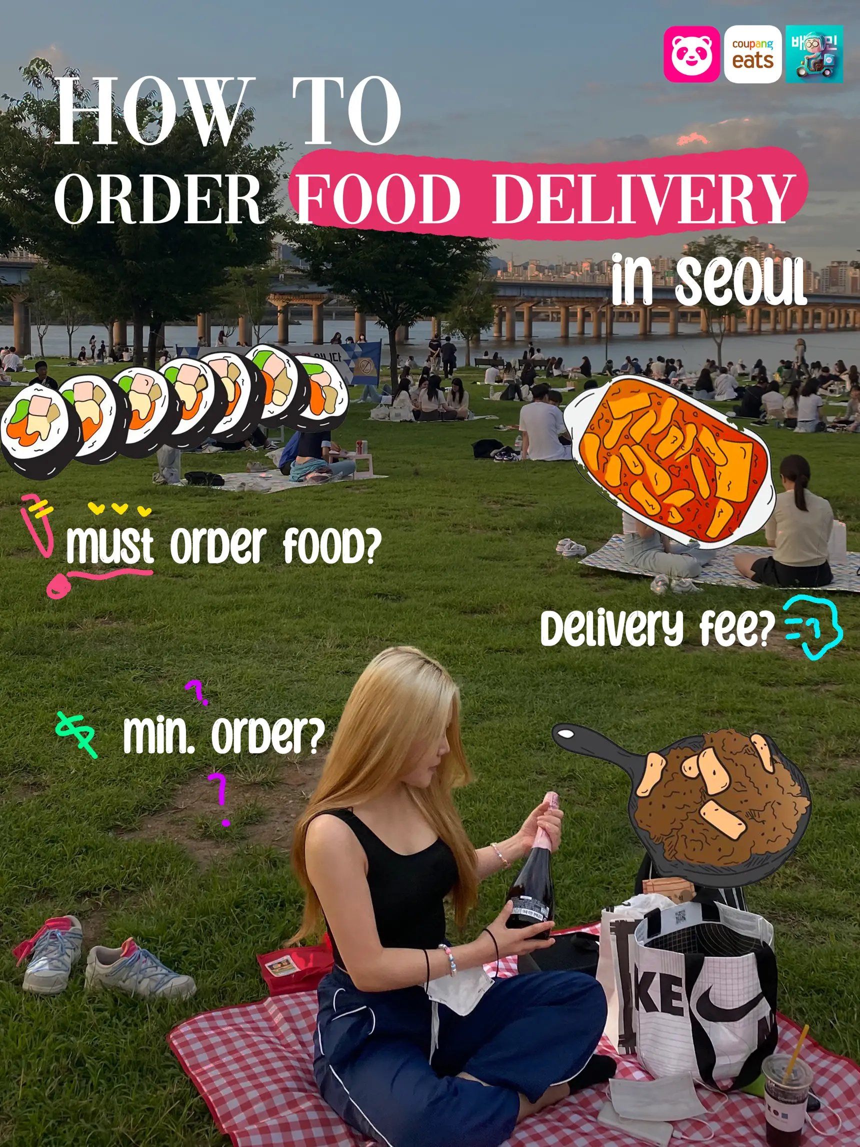 🍖How to order delivery food in Seoul🍕 | Galeri diposting oleh Sin In ...