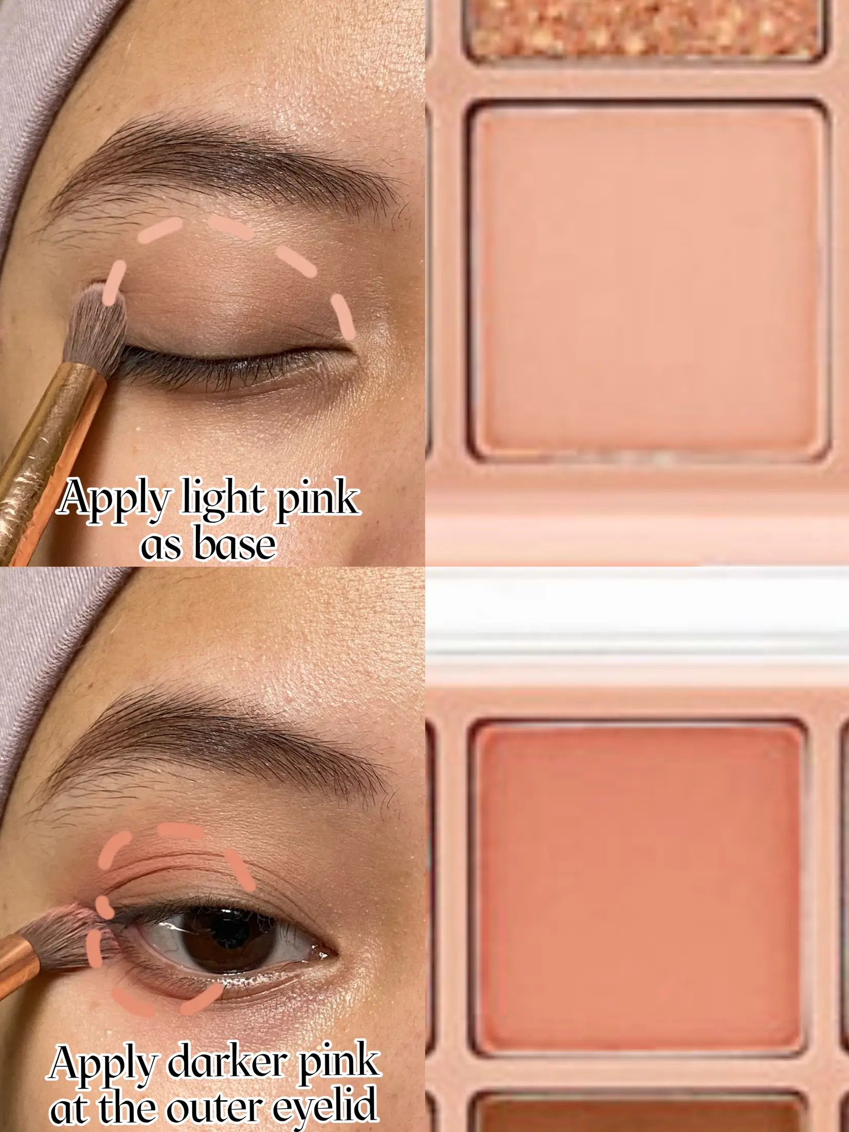 Pink Raya eye makeup | แกลเลอรีที่โพสต์โดย Iraa | Lemon8