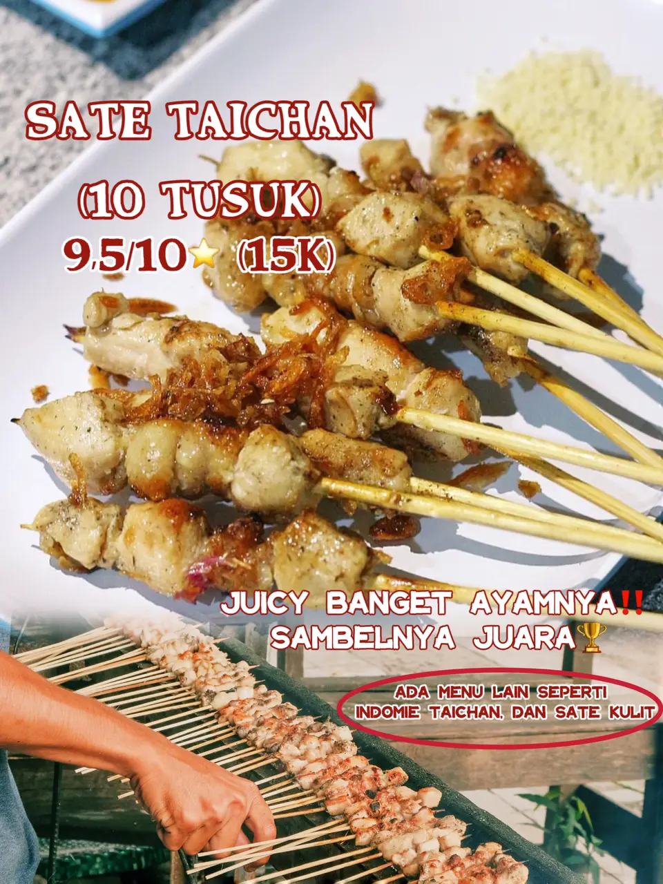 Sate Taichan Murah yang Viral Di Kudus‼️😍💖 | Galeri diposting oleh ...