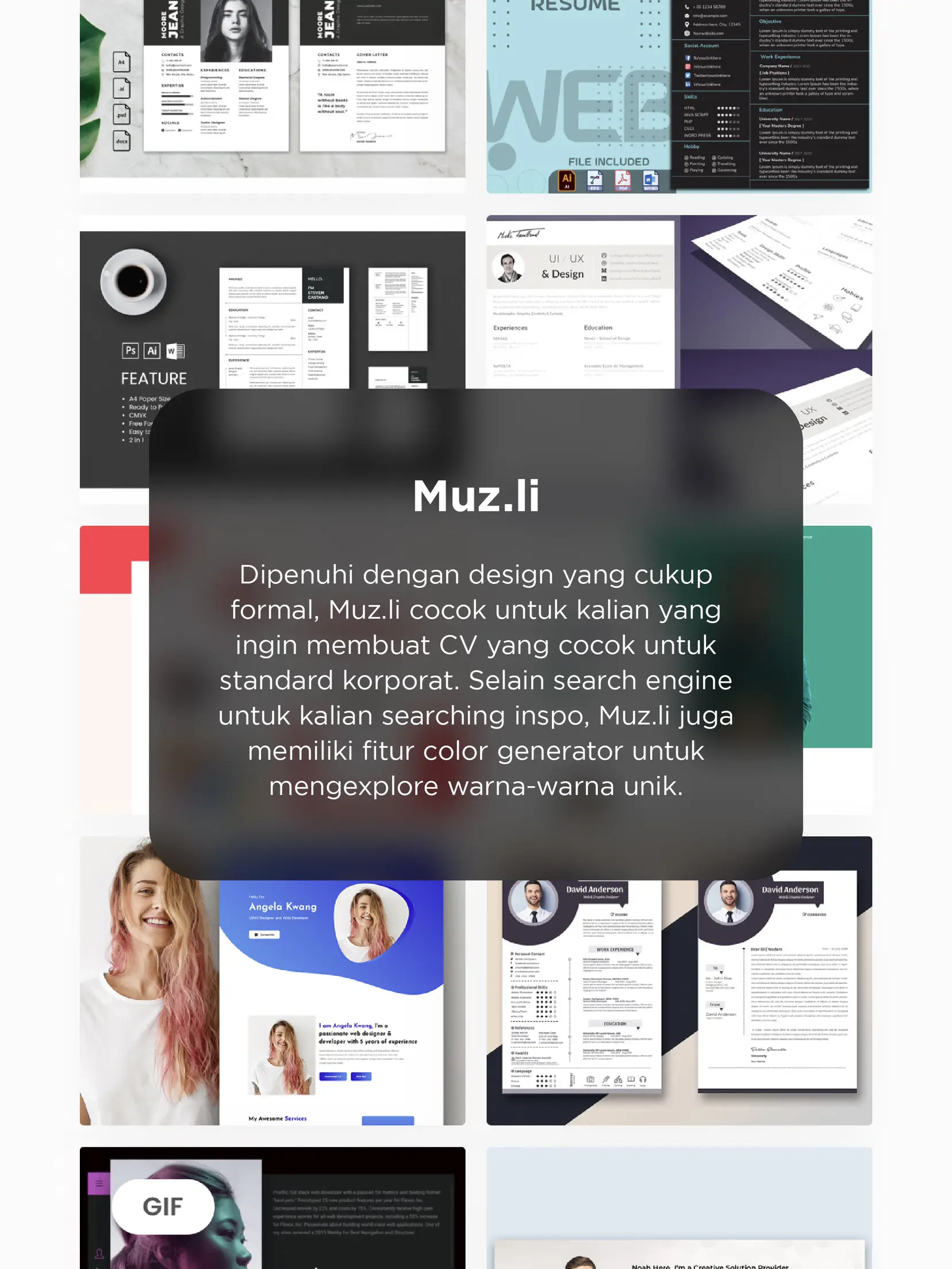 cv template free edit - Carian Lemon8