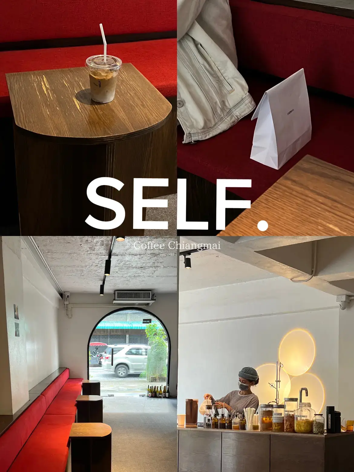 SELF coffee🍊 คาเฟ่ที่ชอบมากกก (ชอบที่สุด) ในเชียงใหม่ | แกลเลอรีที่โพสต์โดย Lookmu. | Lemon8