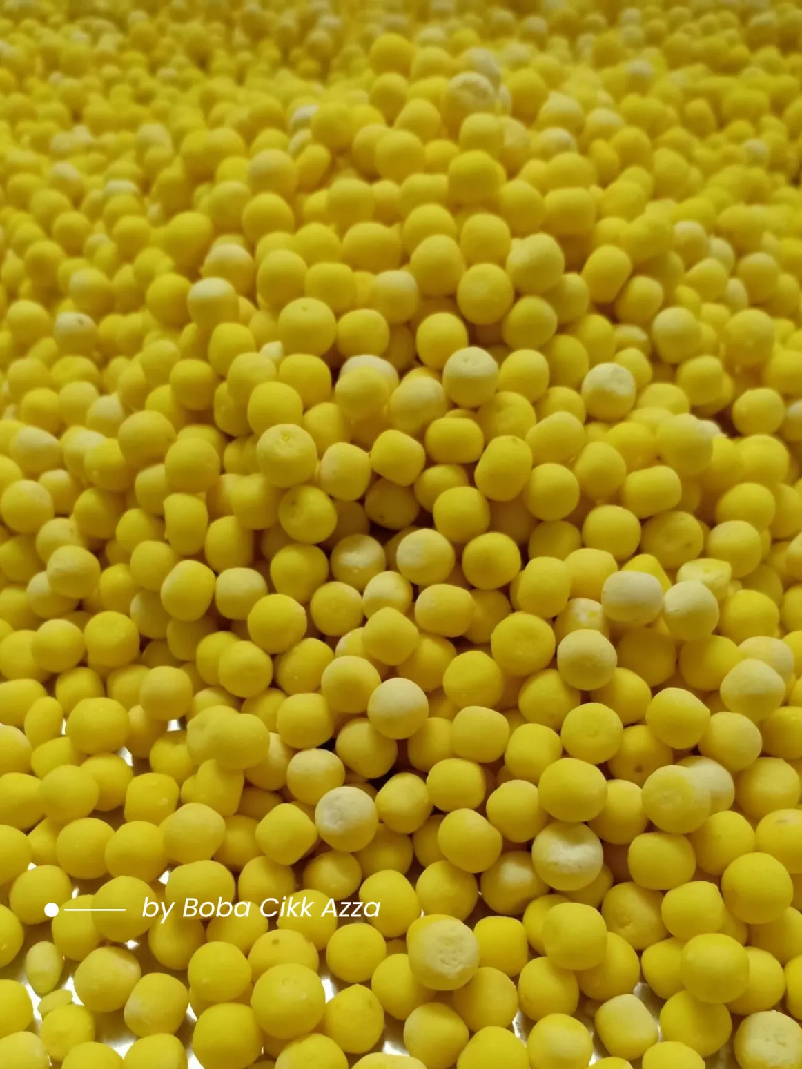 HOMEMADE BOBA YELLOW COLOUR | Gallery posted by Hoshi Azza | Lemon8