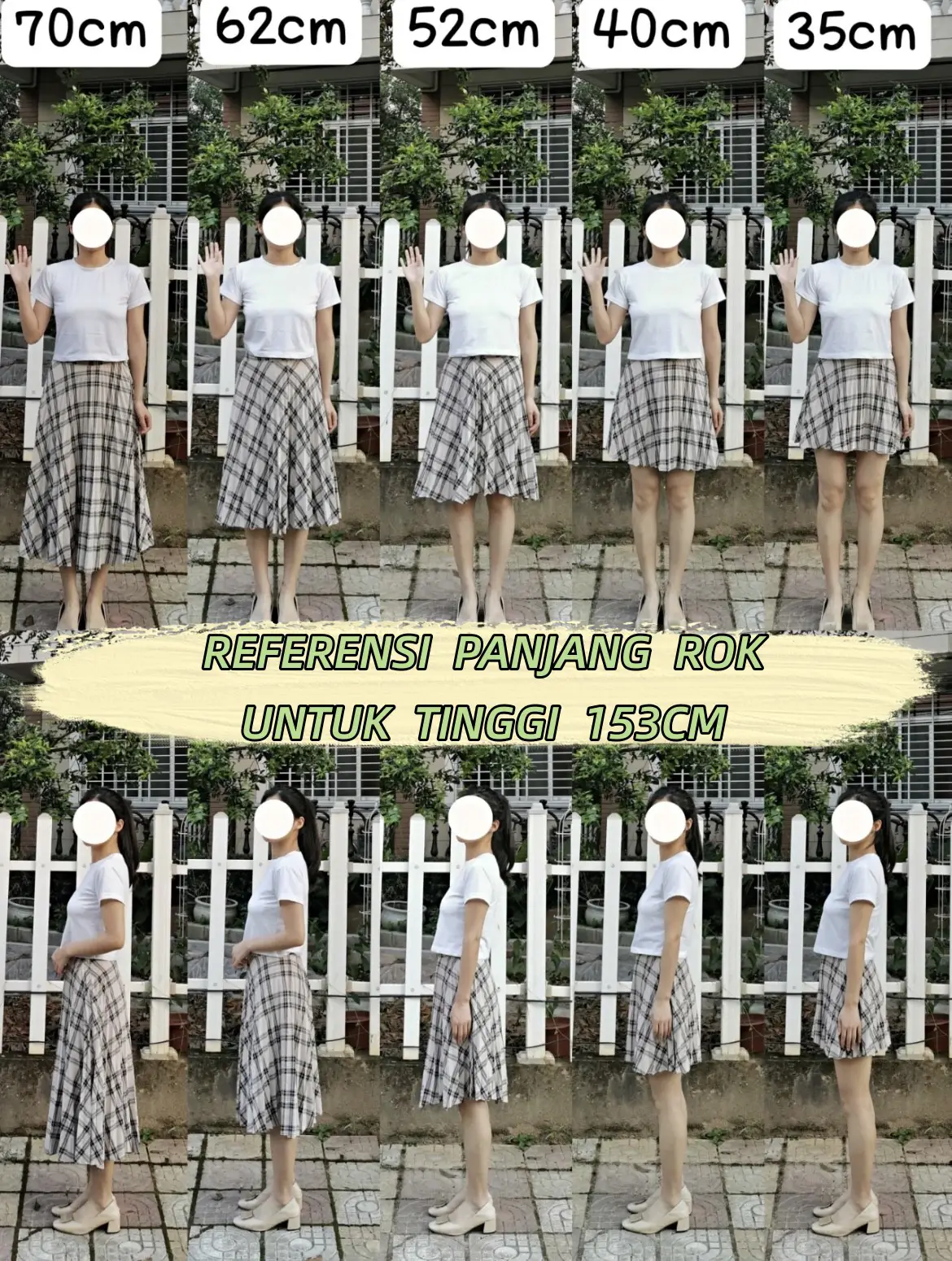REFERENSI PANJANG ROK UNTUK TINGGI 153CM 💎 📐 | Galeri diposting oleh Fashion.hacks | Lemon8