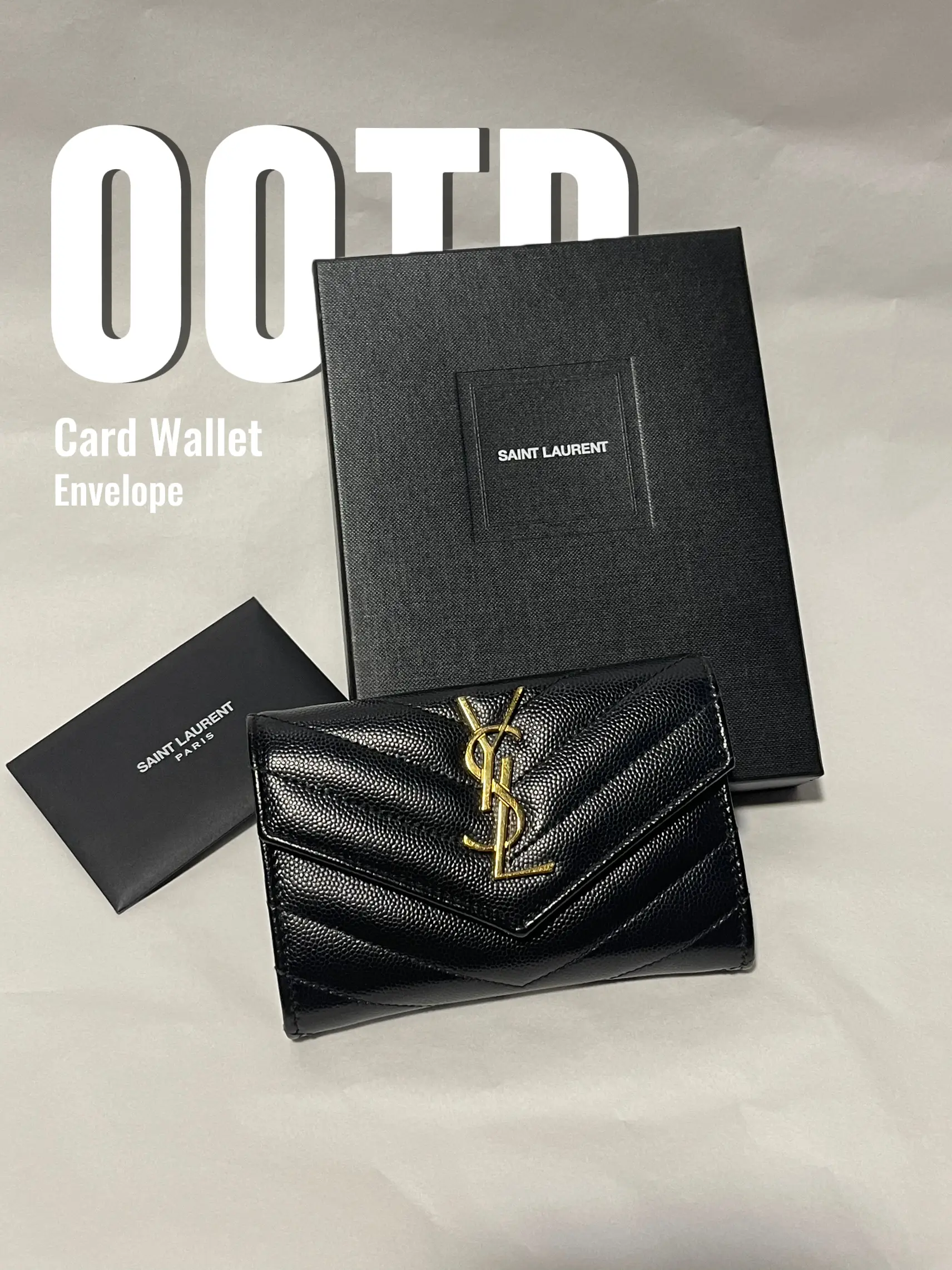 YSL Card Wallet แต่ ใส่เงินได้ แจ๋วมาก | แกลเลอรีที่โพสต์โดย CRNP181 ...