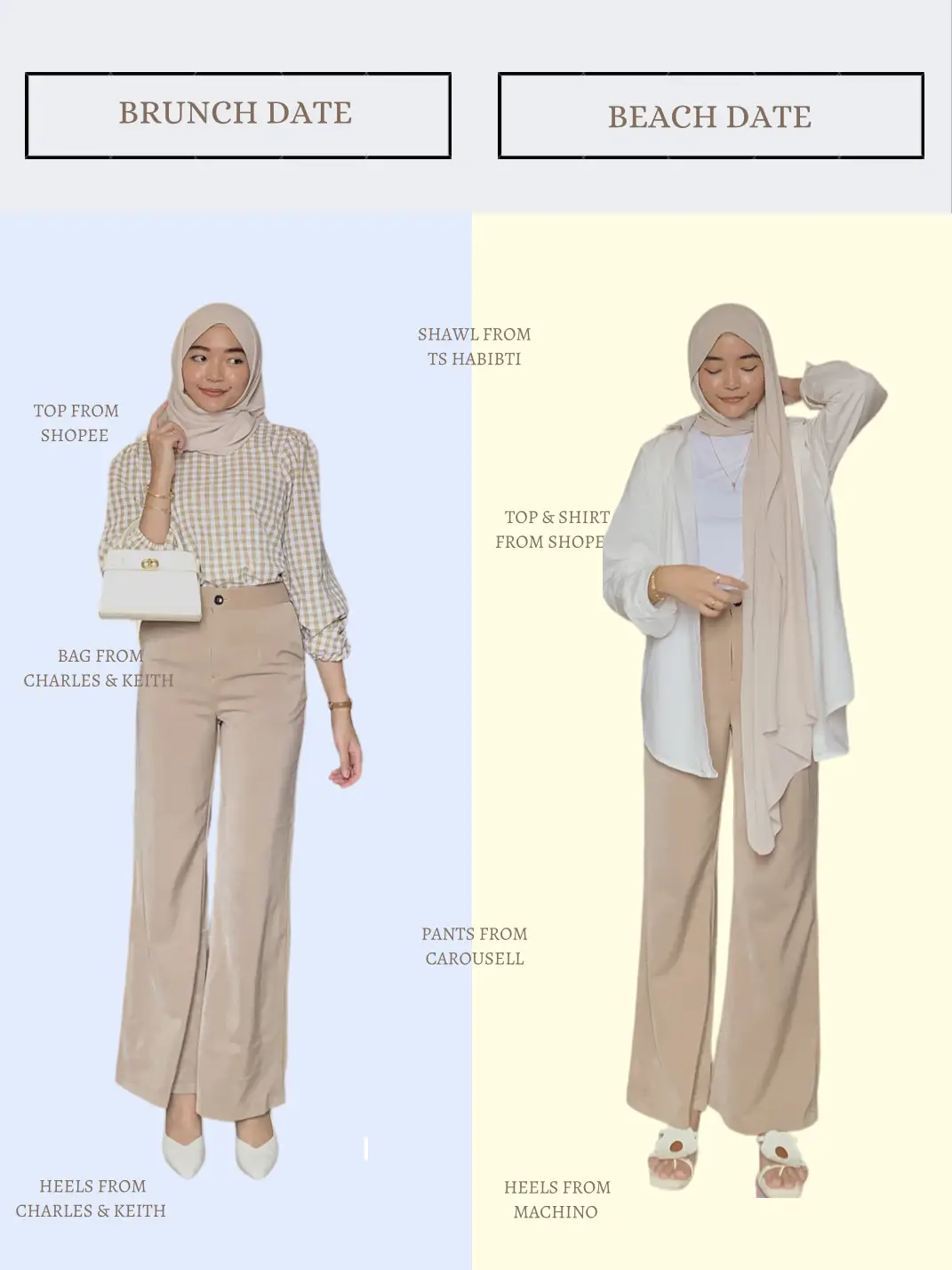 OUTFIT IDEAS | Soft Girl First Date Outfits | Galeri disiarkan oleh Sharifah Fatini | Lemon8