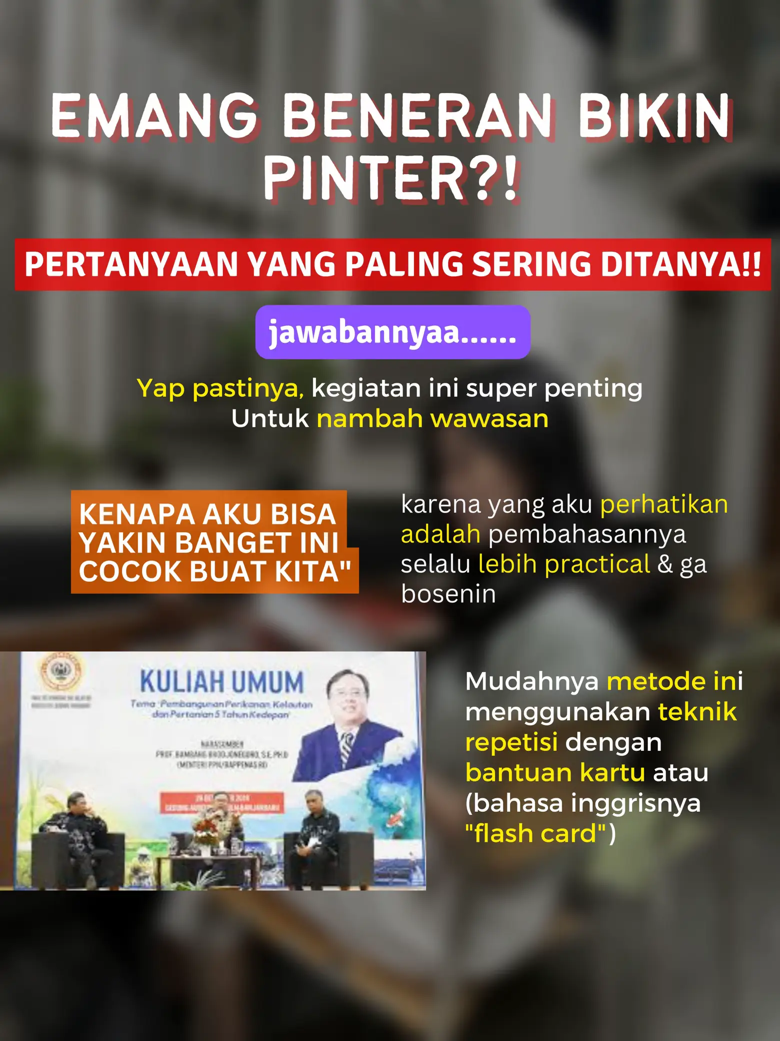 Mitos Atau Fakta : Kuliah Umum Bikin Pinter! | Galeri diposting oleh Your Study Guru | Lemon8