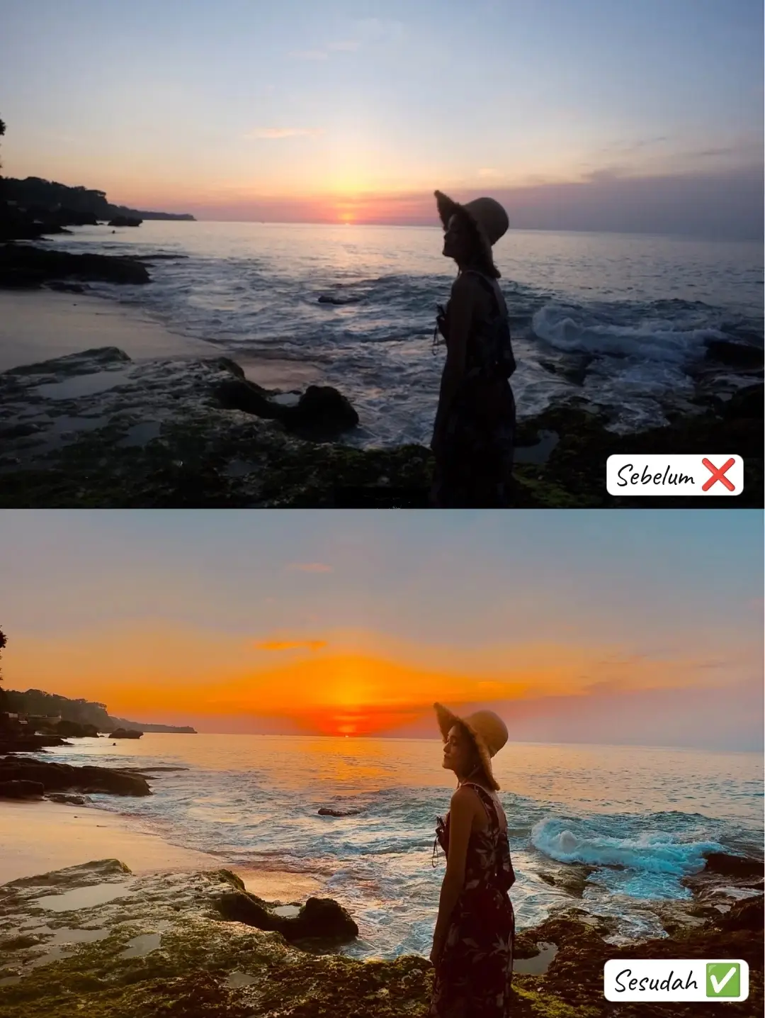 Cara Edit Foto Sunset agar Terlihat Keren ☀️ | Galeri diposting oleh ...