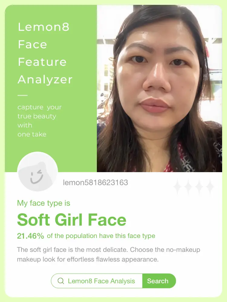 My Face Analysis Report | Galeri diposting oleh Laxmi Junita | Lemon8