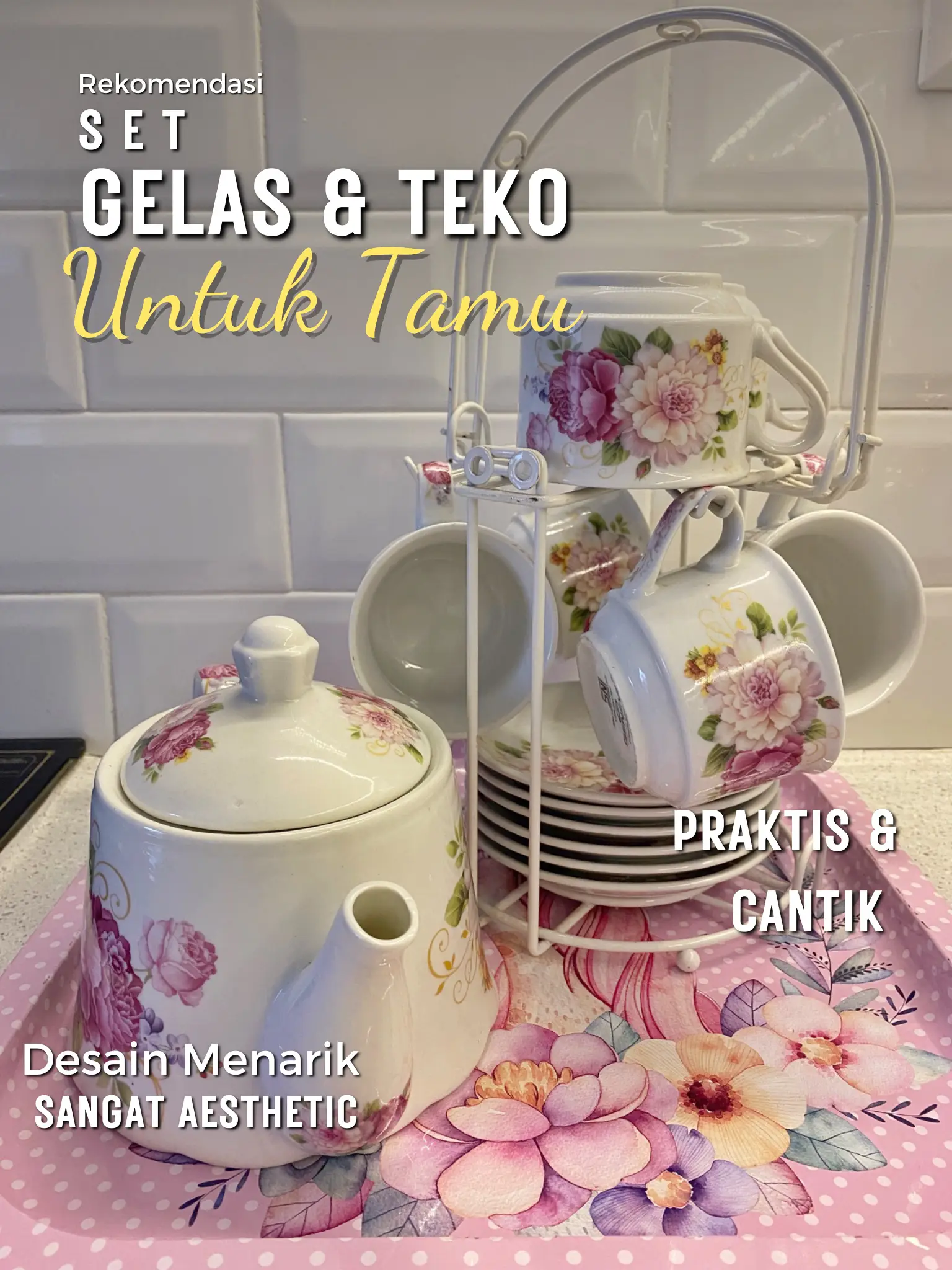 🫕 Set Teko Cangkir Nih, Cocok Buat Tamu 🫕 | Galeri diposting oleh Rumah ...
