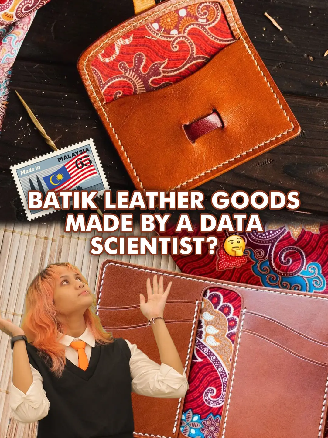 Batik leather goods made by a data scientist? 🤔 | Video diterbitkan ...