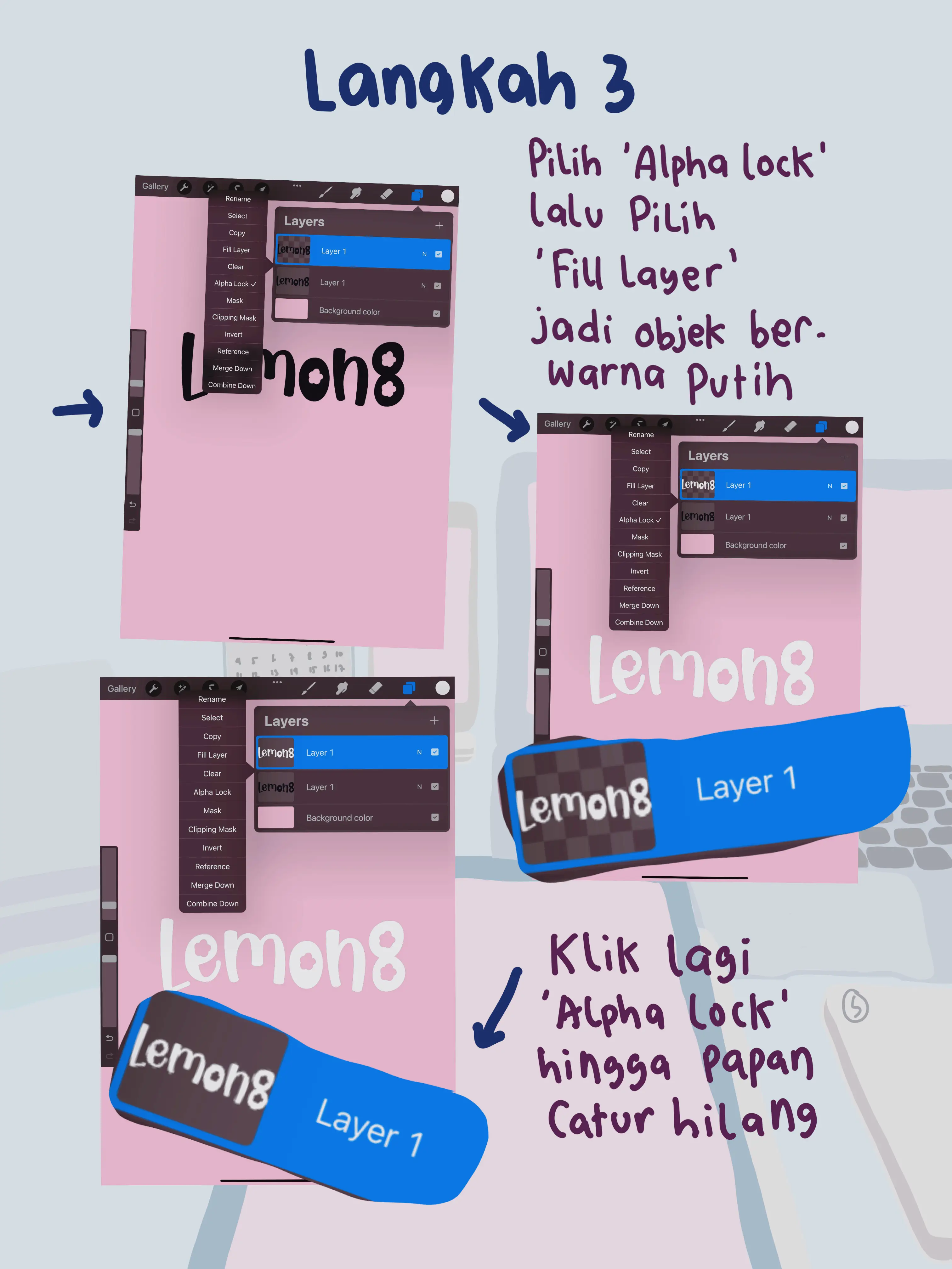 Tips bikin outline ala stiker pake procreate | Galeri diposting oleh Ota_diginote | Lemon8
