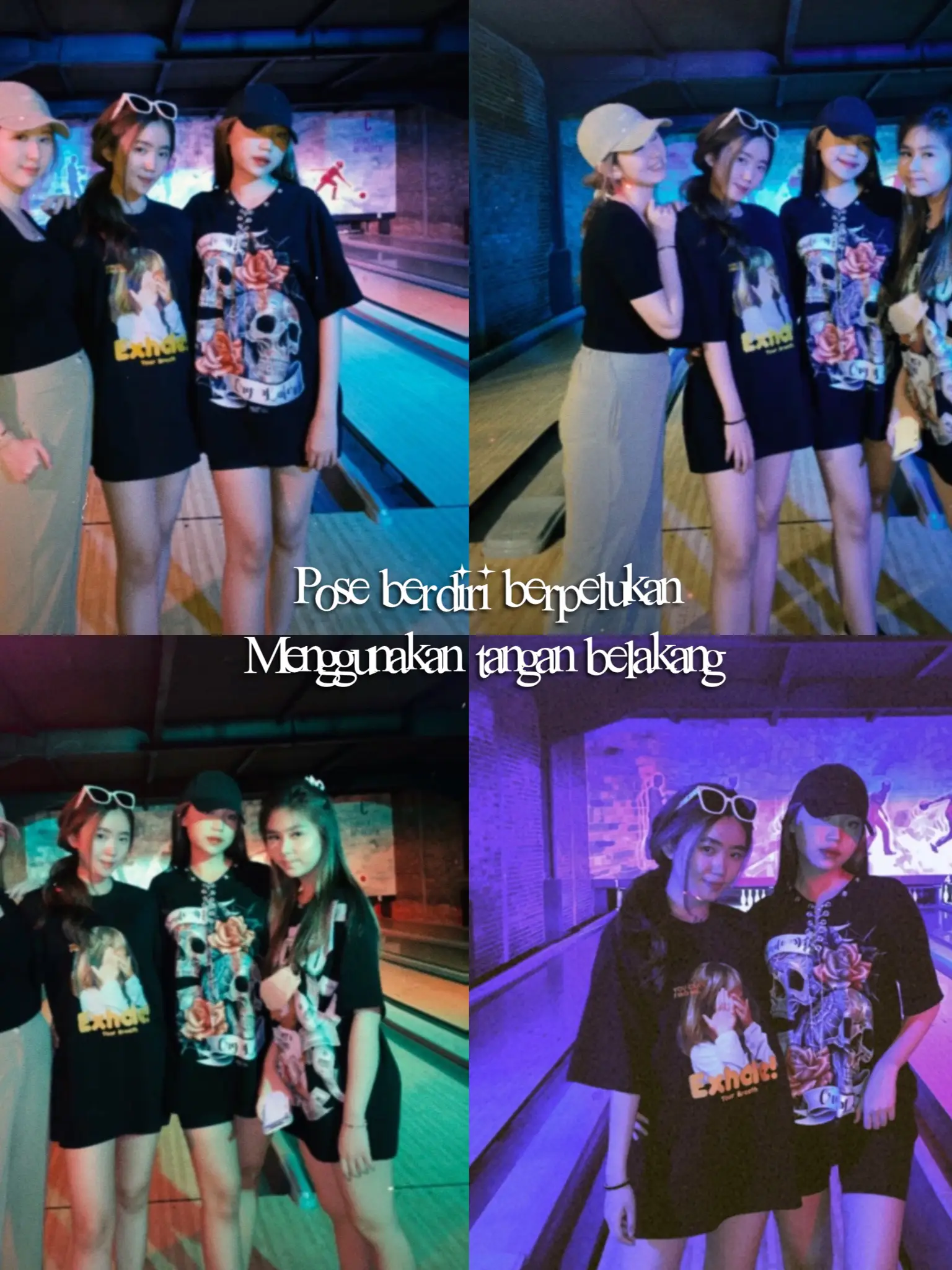 Pose ideas at bowling alley🎳 | แกลเลอรีที่โพสต์โดย Charmine🤍 | Lemon8