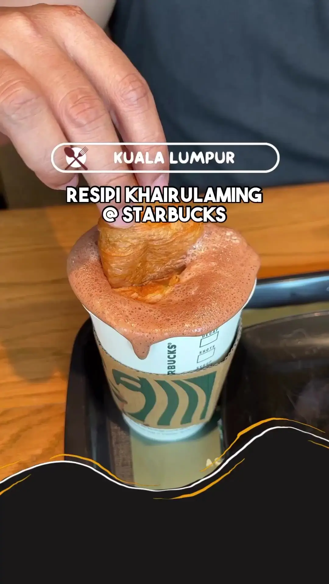 Kuala Lumpur : Resipi Khairul Aming @ Starbucks | Video diterbitkan oleh MY Jejak Rasa | Lemon8