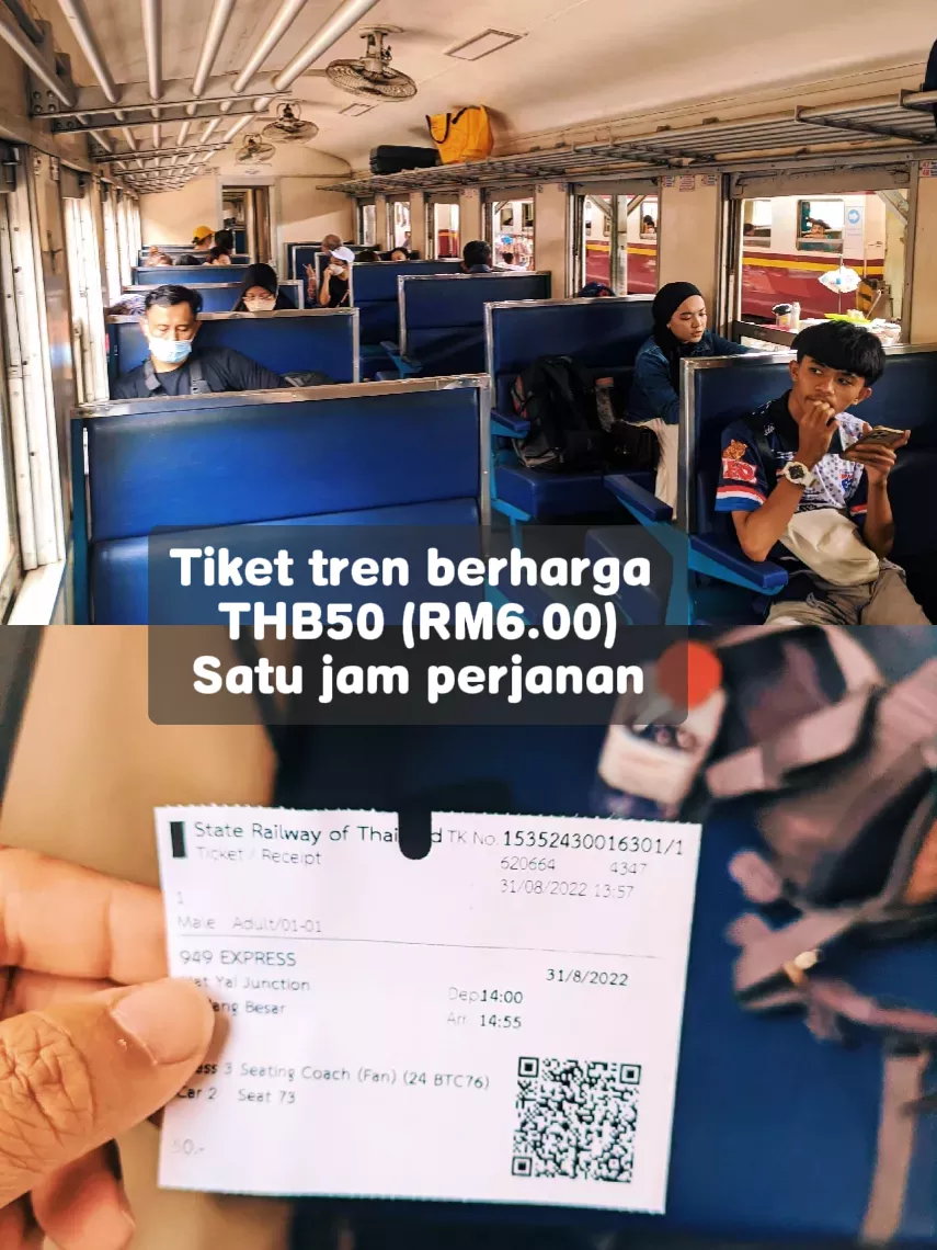 Panduan Naik Tren Bagi '1st Timer' ke Hat Yai 🇹🇭 | Galeri disiarkan oleh Hazwan Hafiz | Lemon8