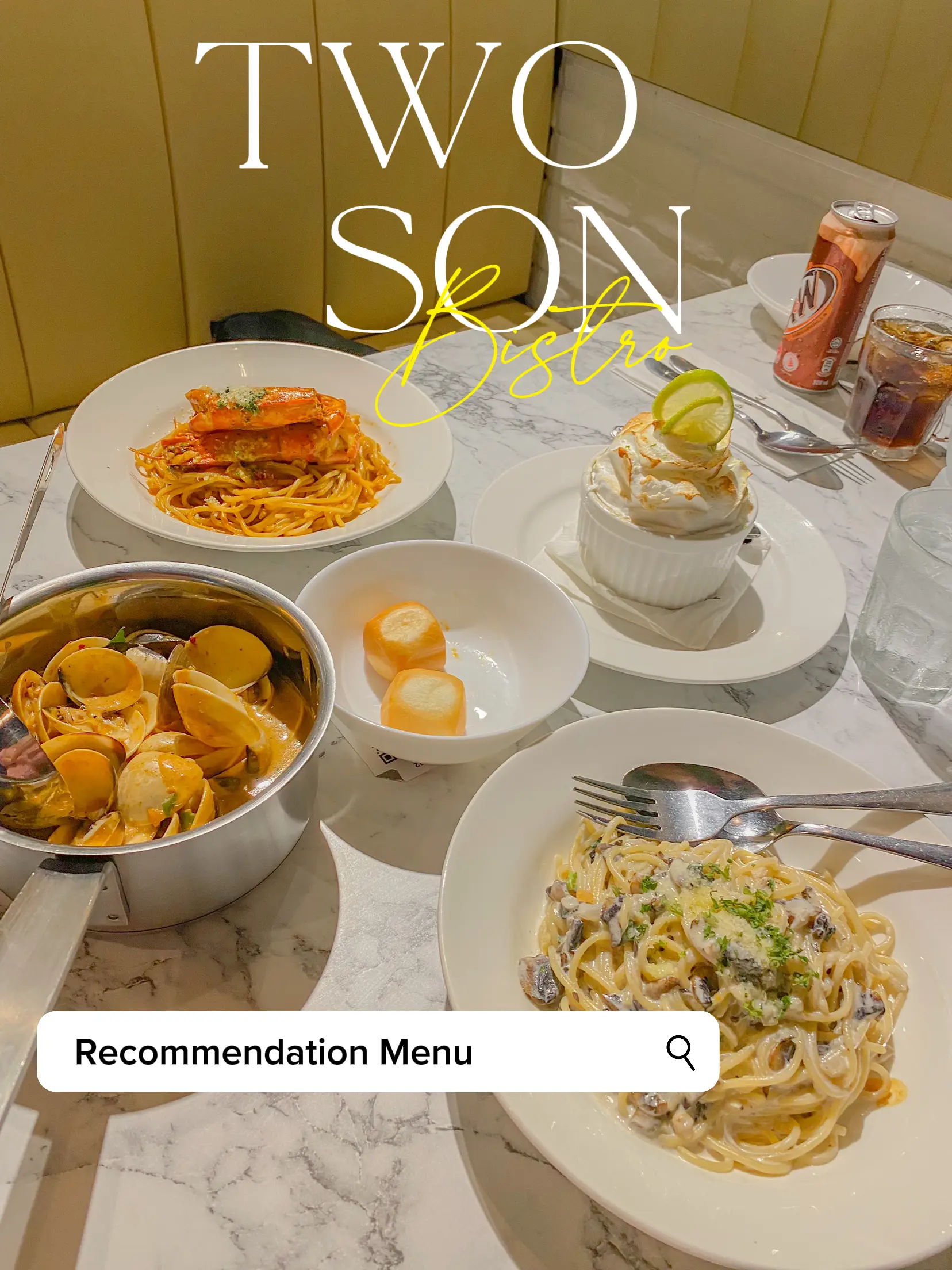 Two Son Bistro Recommendations Menu | Galeri disiarkan oleh piya | Lemon8
