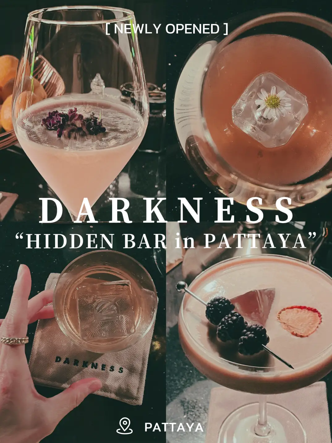 DARKNESS: Cocktail Bar ใหม่เอี่ยม พิกัดพัทยา 🍹 | แกลเลอรีที่โพสต์โดย ...