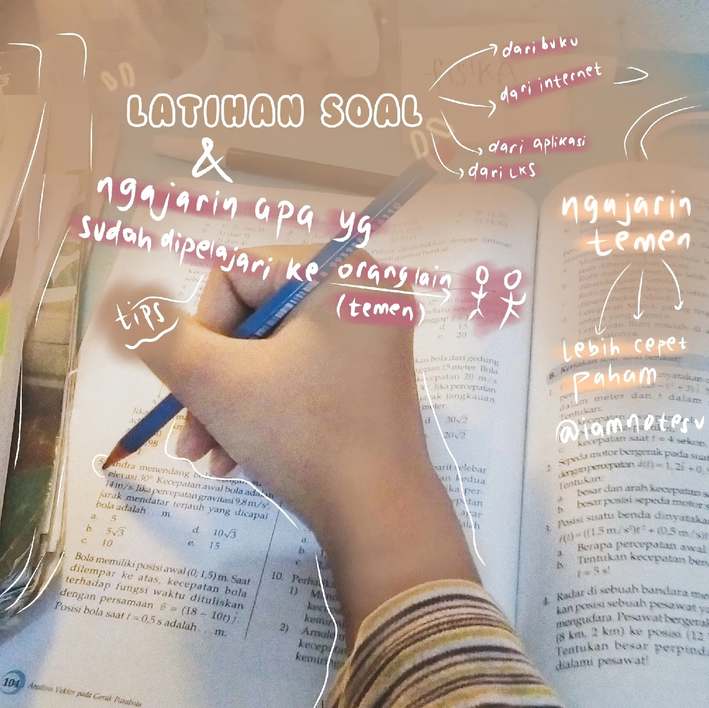 Tips belajar fisika anti mumet ⏳ | Galeri diposting oleh pichy𓍢ִ ༘ ⋆ ...