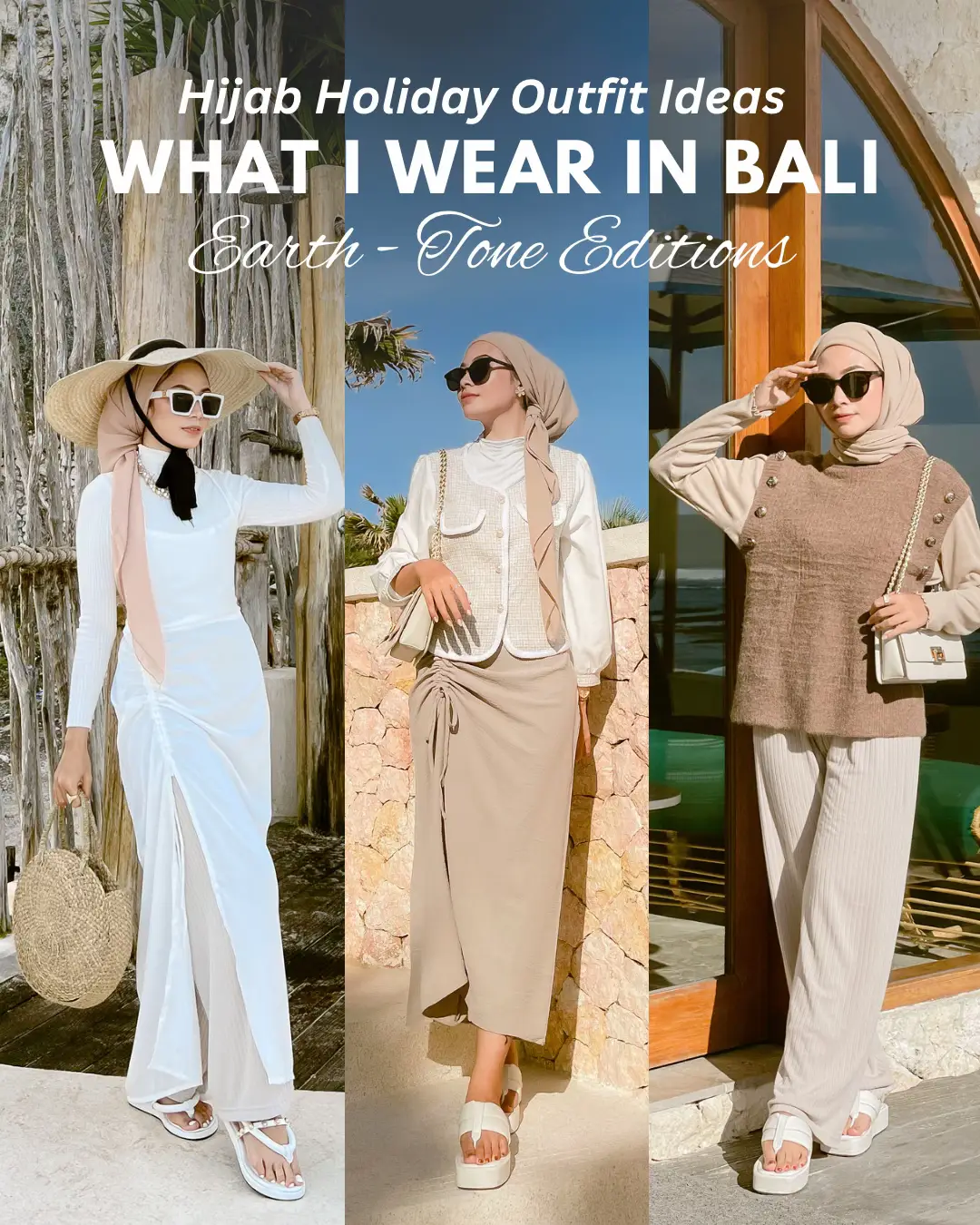 WHAT I WEAR IN BALI EARTH TONE EDITION 🏖️ | Galeri diposting oleh ...