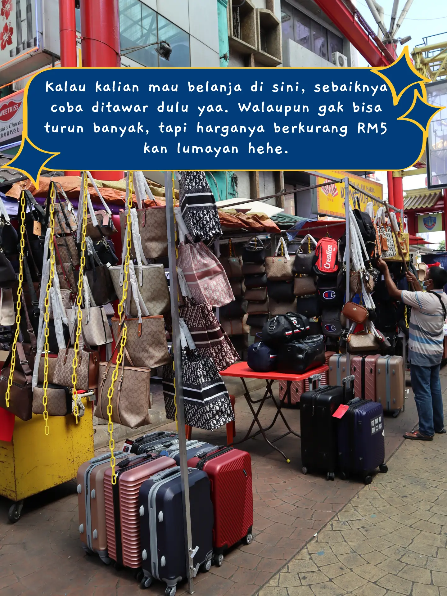 Belanja Murah Meriah di Petaling Street, KL 🇲🇾 | Galeri diposting oleh Giannisa Ovie | Lemon8