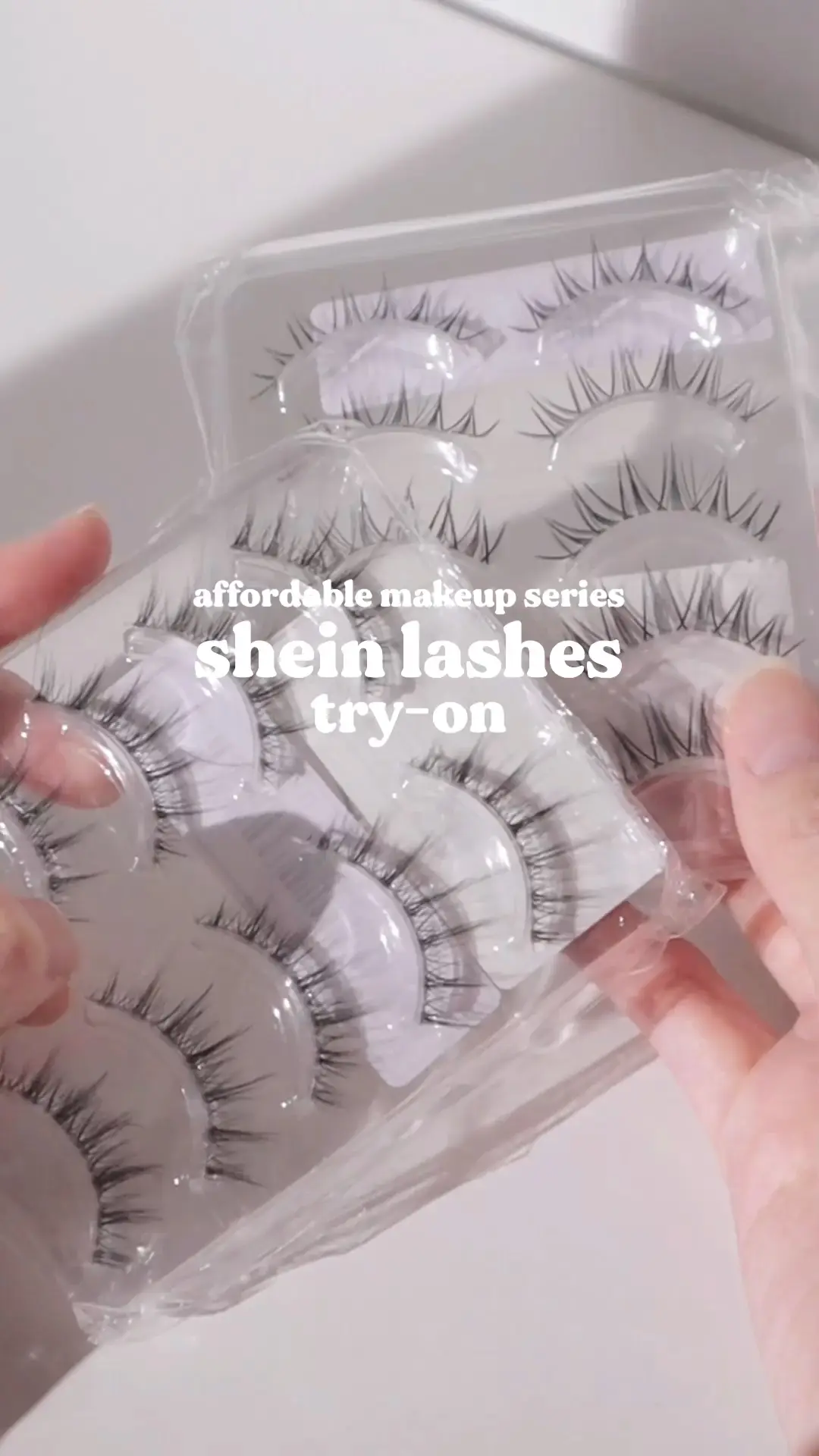 Shein lashes try-on (u need it) | Video published by Rosemarie Yang ...