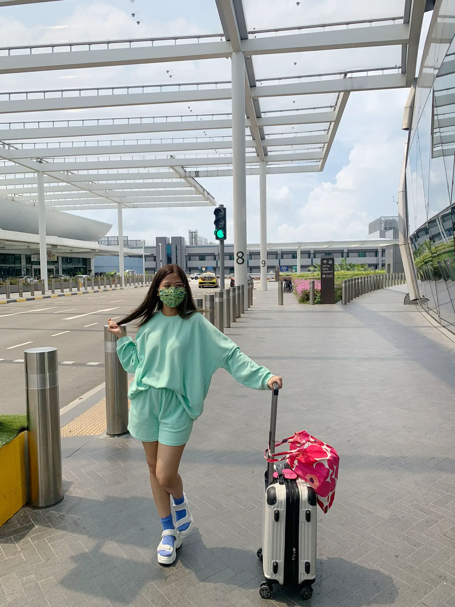 OOTD Airport 💚 cute set with coordinates ️ | Gallery posted by mook🧁 ...